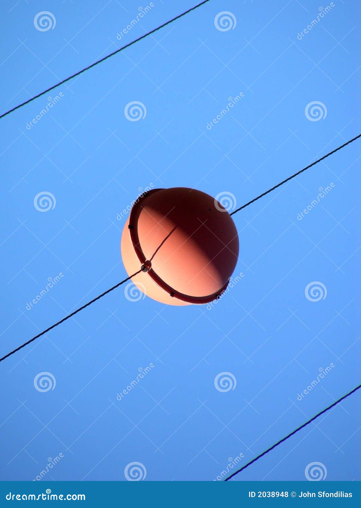 Aircraft Warning Ball stock photo. Image of plane, lines - 2038948