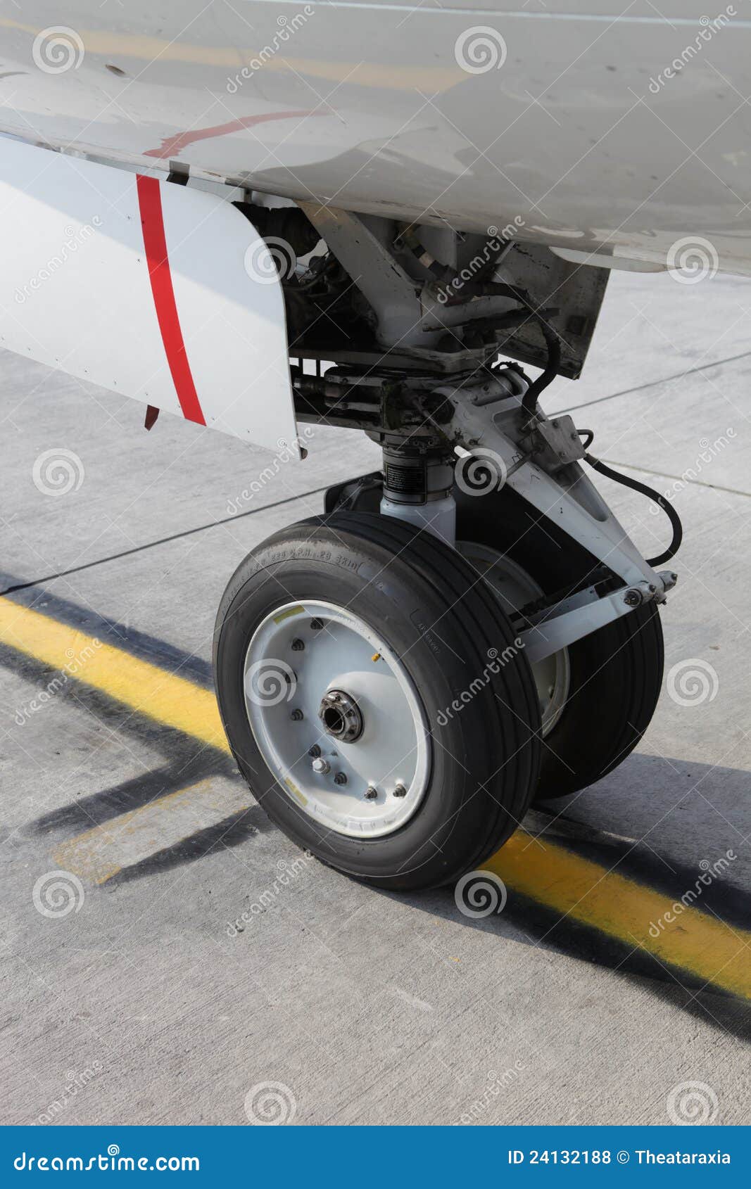 Aircraft wheel stock photo. Image of aviation, fast, departure - 24132188