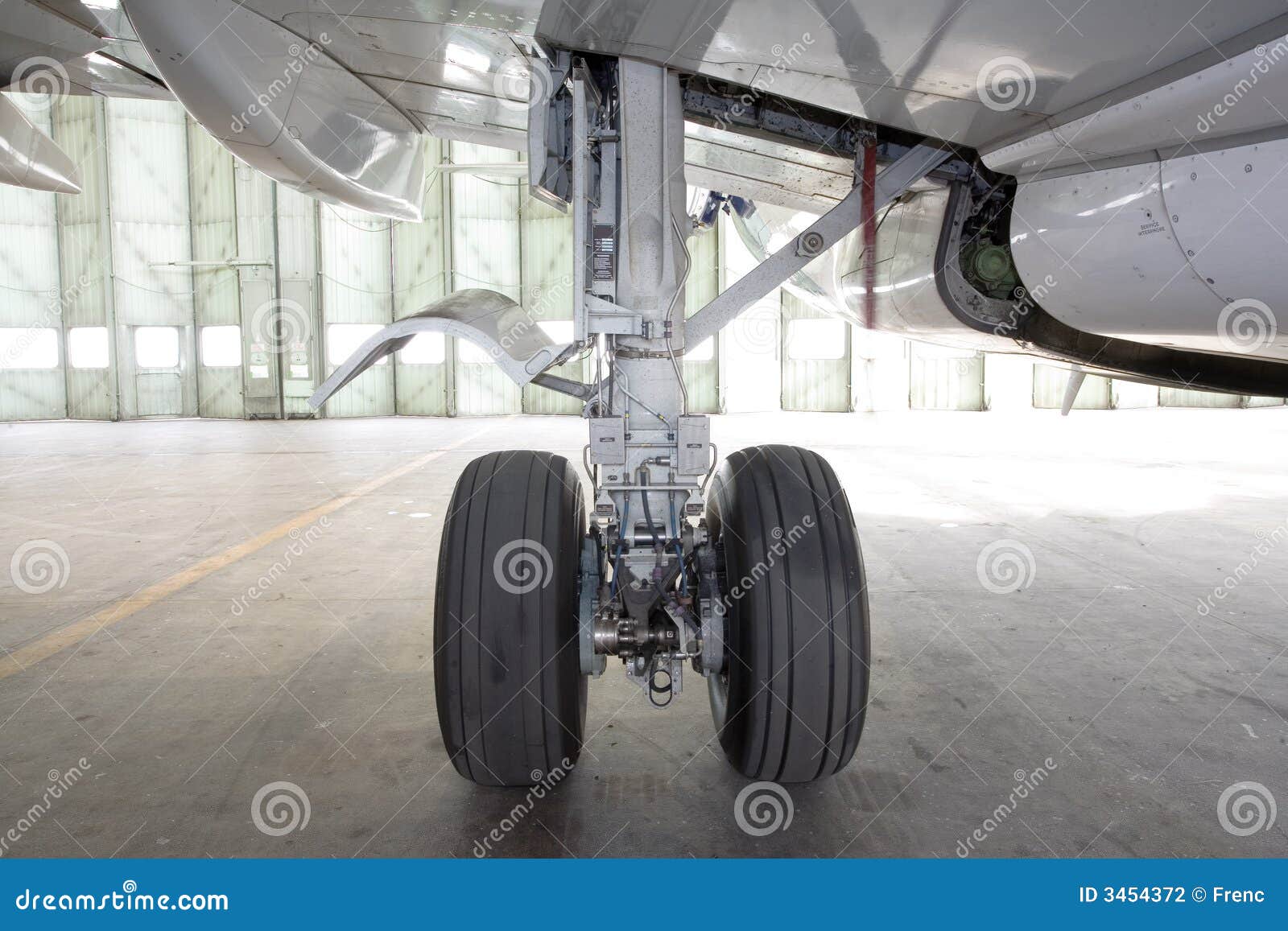 Aircraft wheel stock photo. Image of airplane, transport - 3454372
