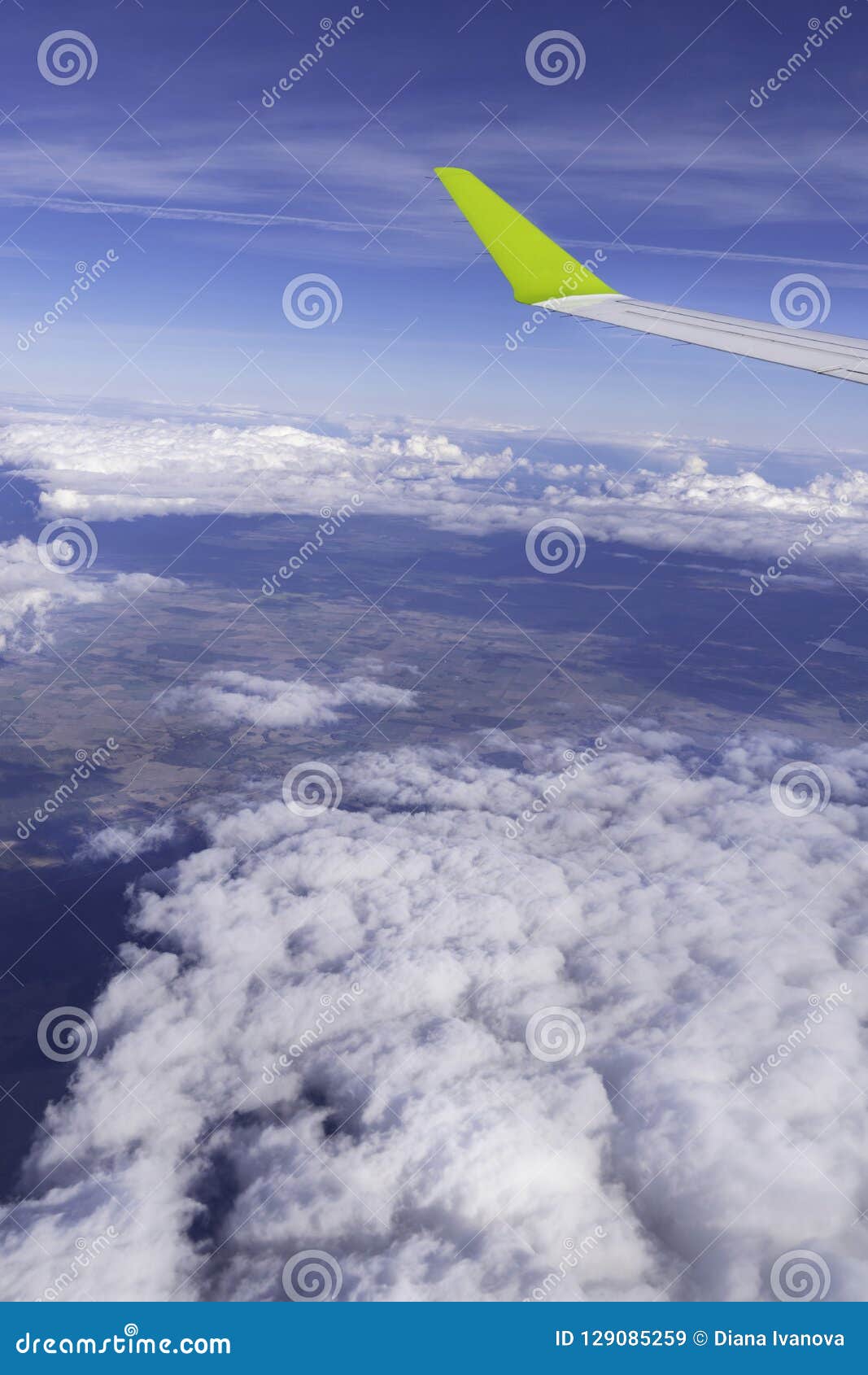Aircraft Window Onto Jet Engine, Wing of Airplane - View through the ...