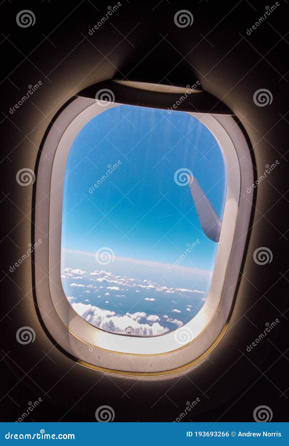 Aircraft Window Seat stock photo. Image of view, passenger - 193693266