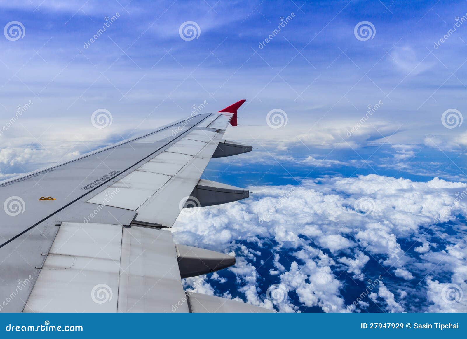 Aircraft wing stock image. Image of scape, transport - 27947929