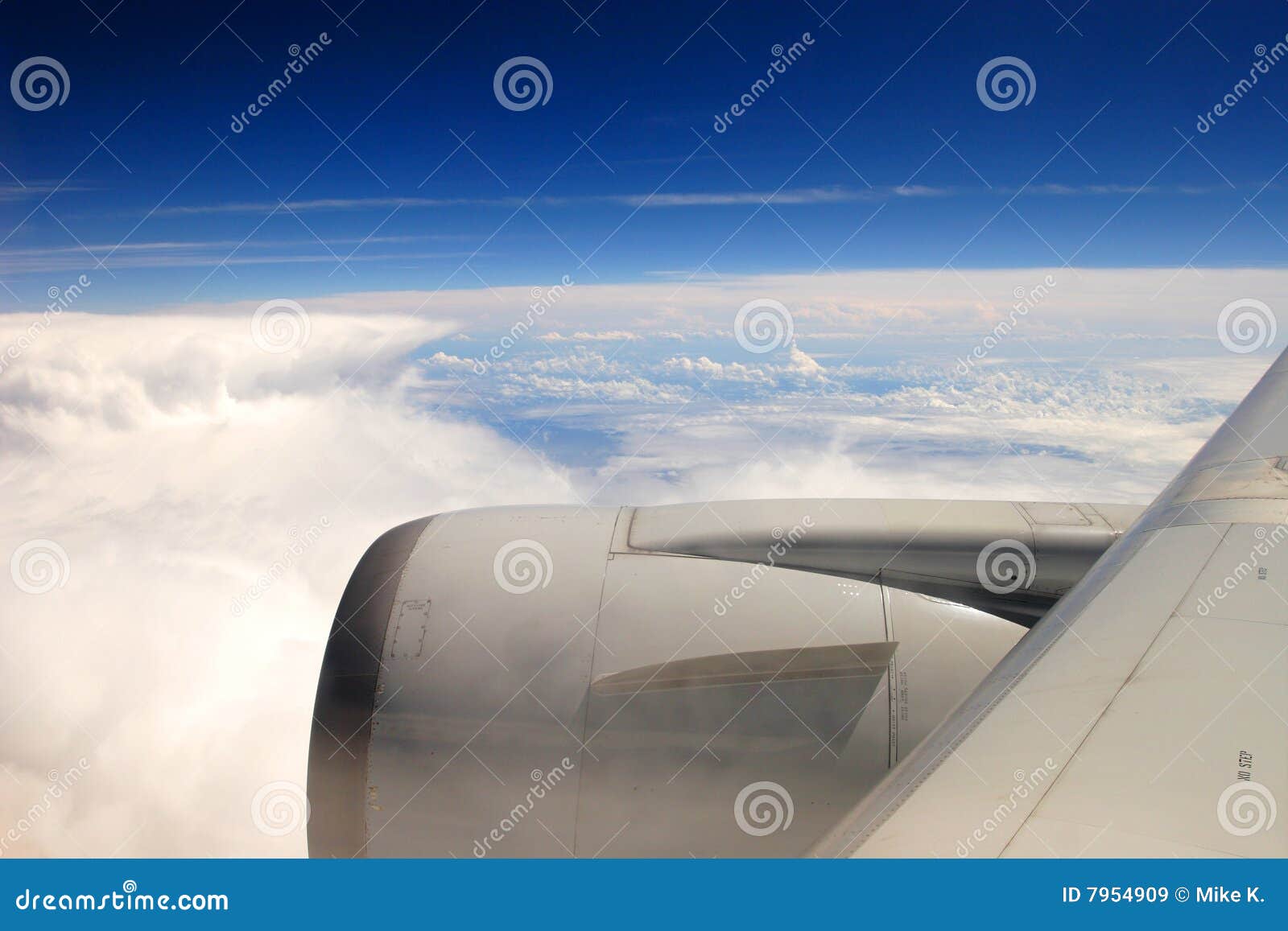 Aircraft Wing Turbines, With Leading And Trailing Edge, Model, Top View ...