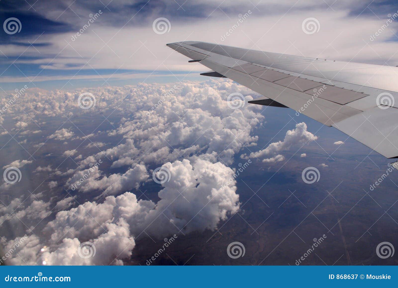 Aircraft Wing Turbines, With Leading And Trailing Edge, Model, Top View ...