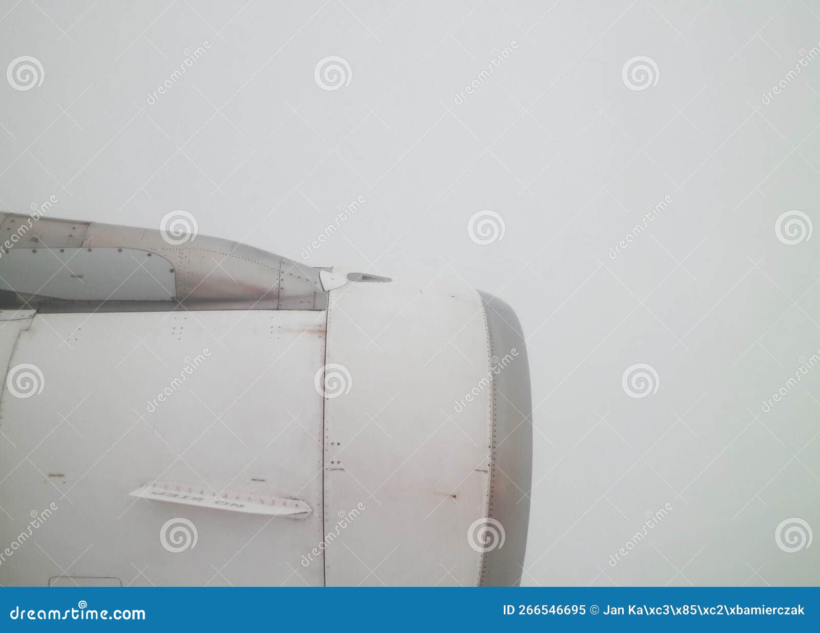 Aircraft wing engine stock image. Image of close, transportation ...