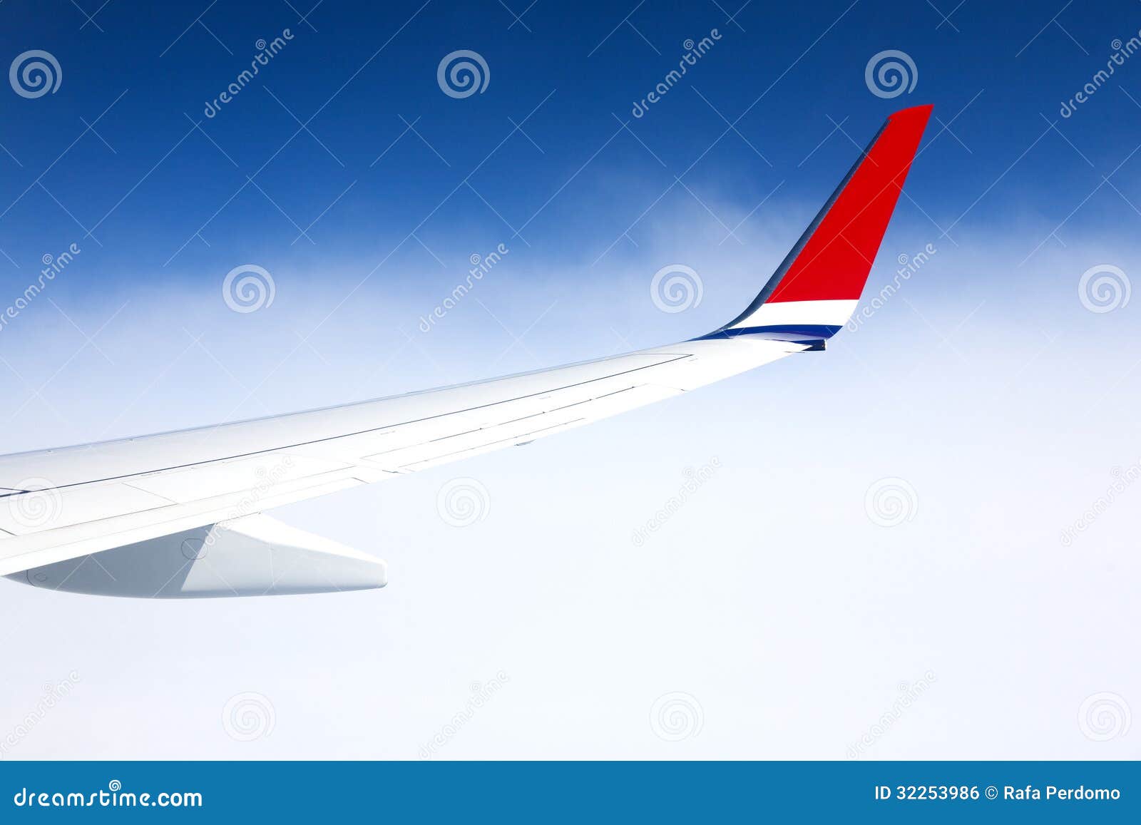 Aircraft Wing during Flight Stock Photo - Image of blue, holidays: 32253986