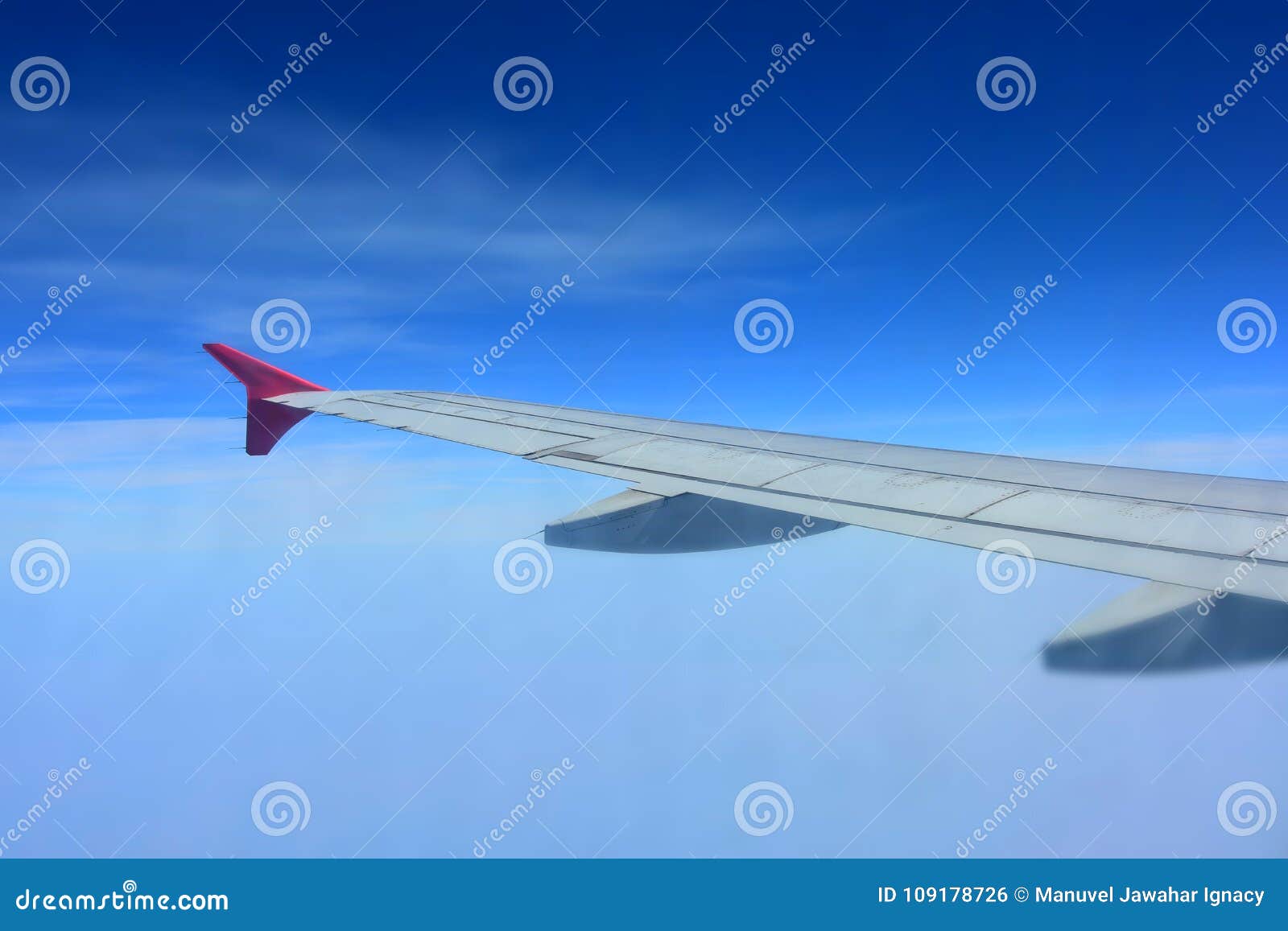 Aircraft Wing with Winglets Stock Photo - Image of wing, winglets ...