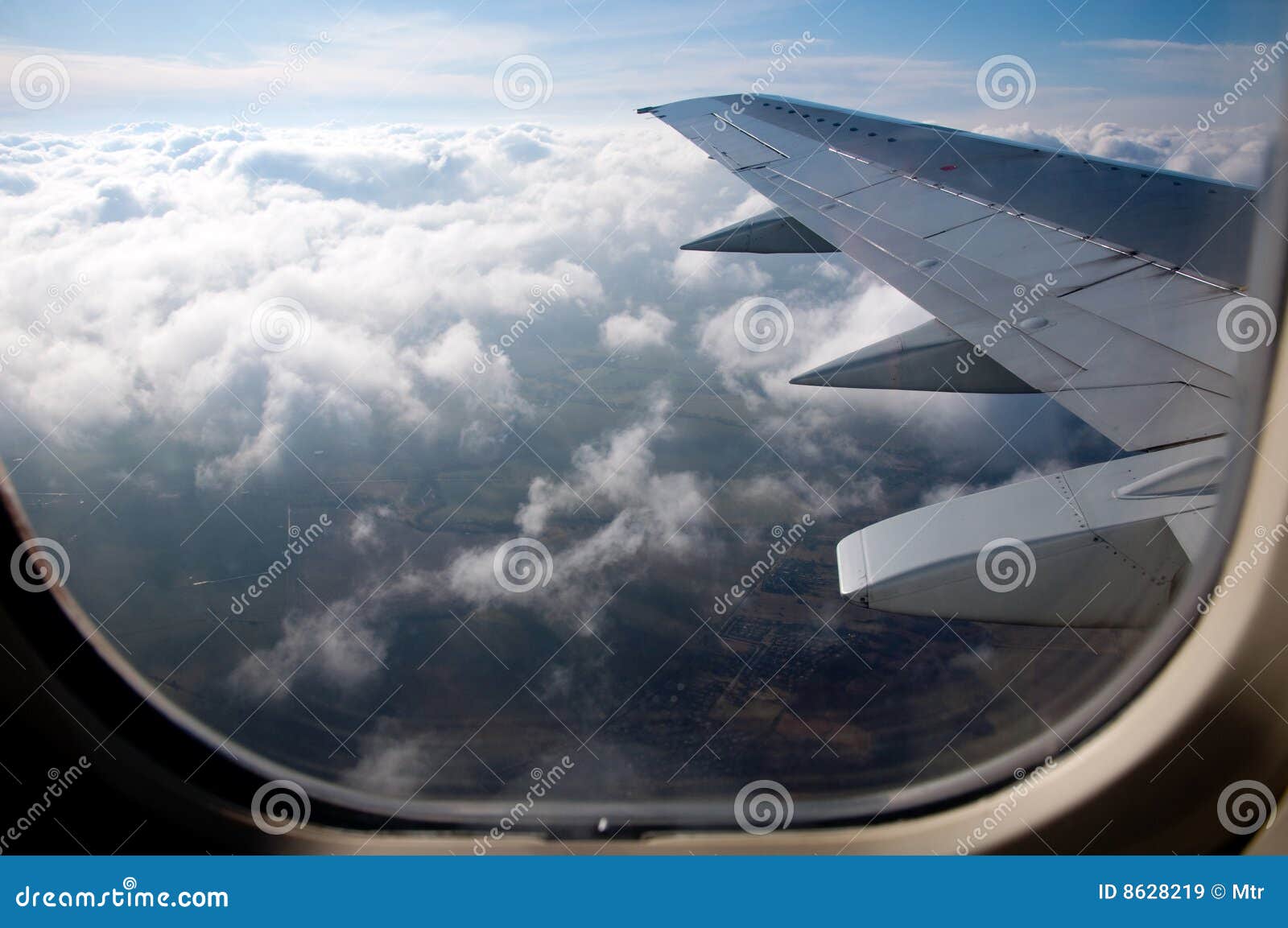 Aircraft wings stock image. Image of airport, aviation - 8628219