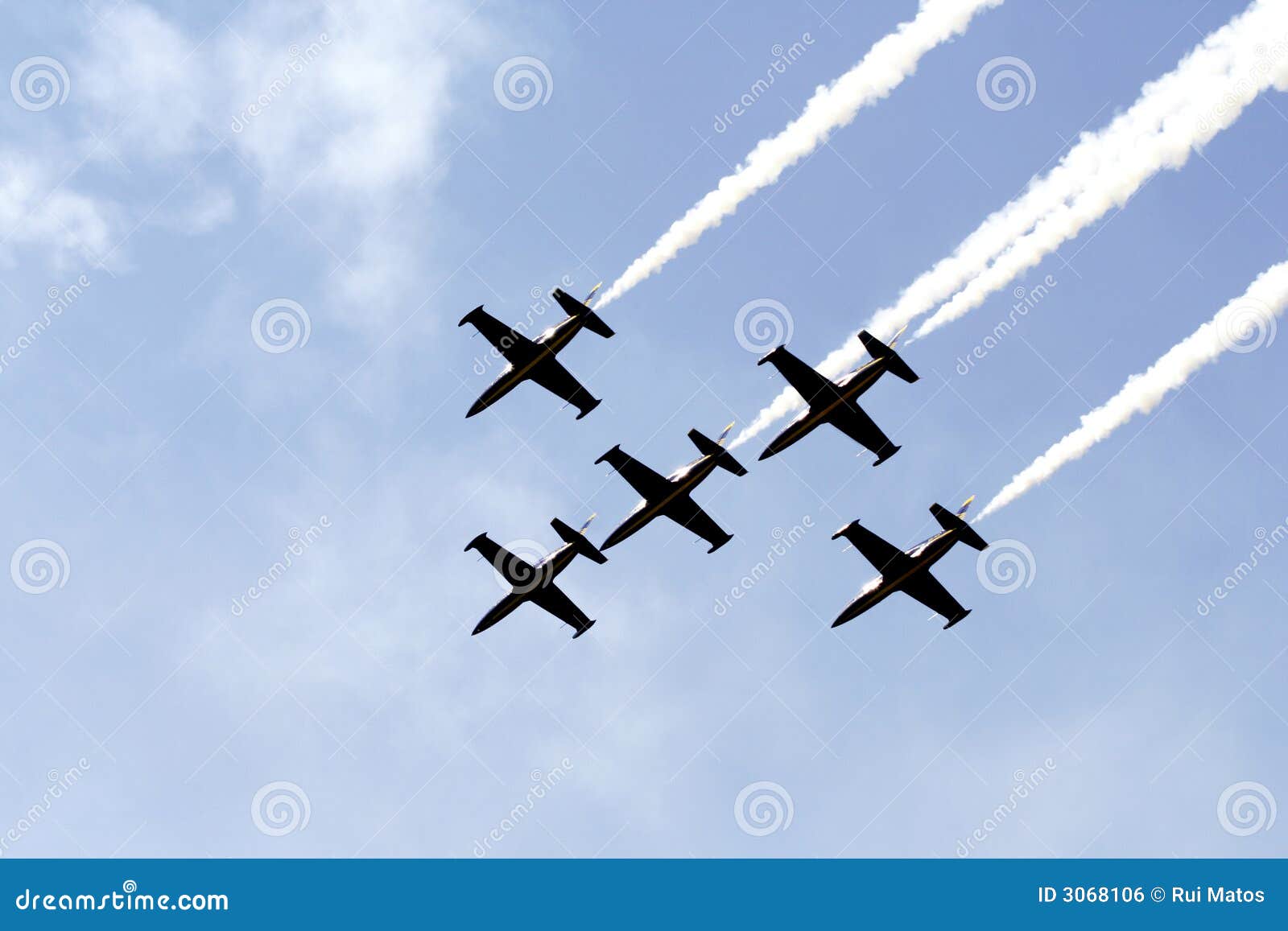 Aircrafts formation stock photo. Image of dangerous, formation - 3068106