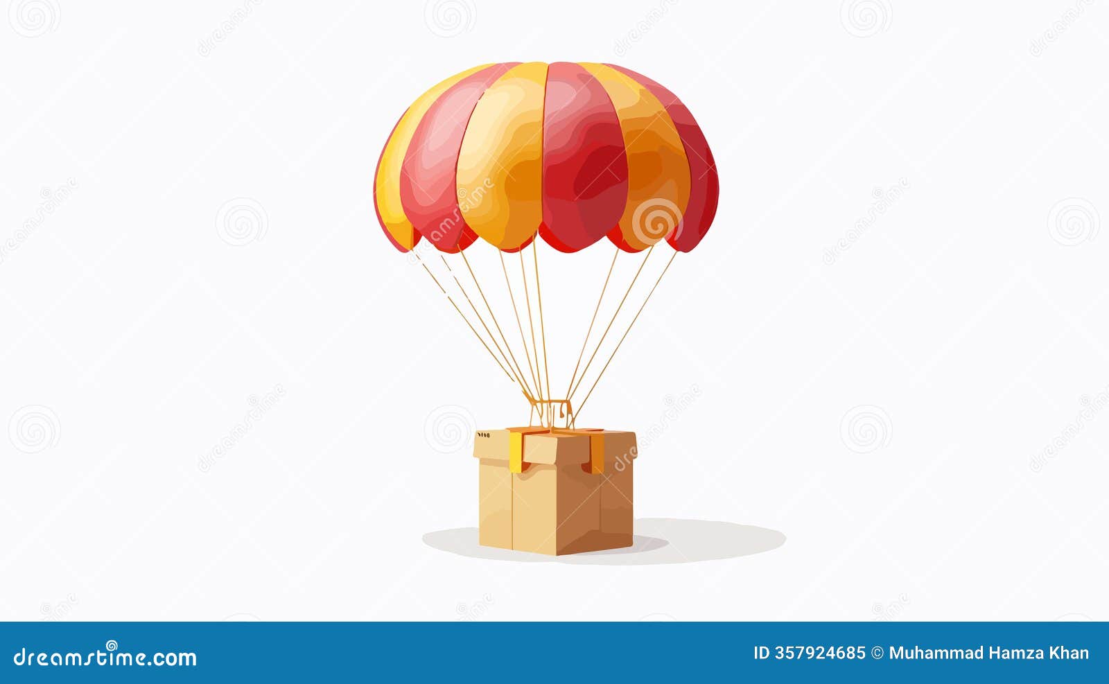AIRDROP Concept Text Sunlight 3D Royalty-Free Cartoon | CartoonDealer ...
