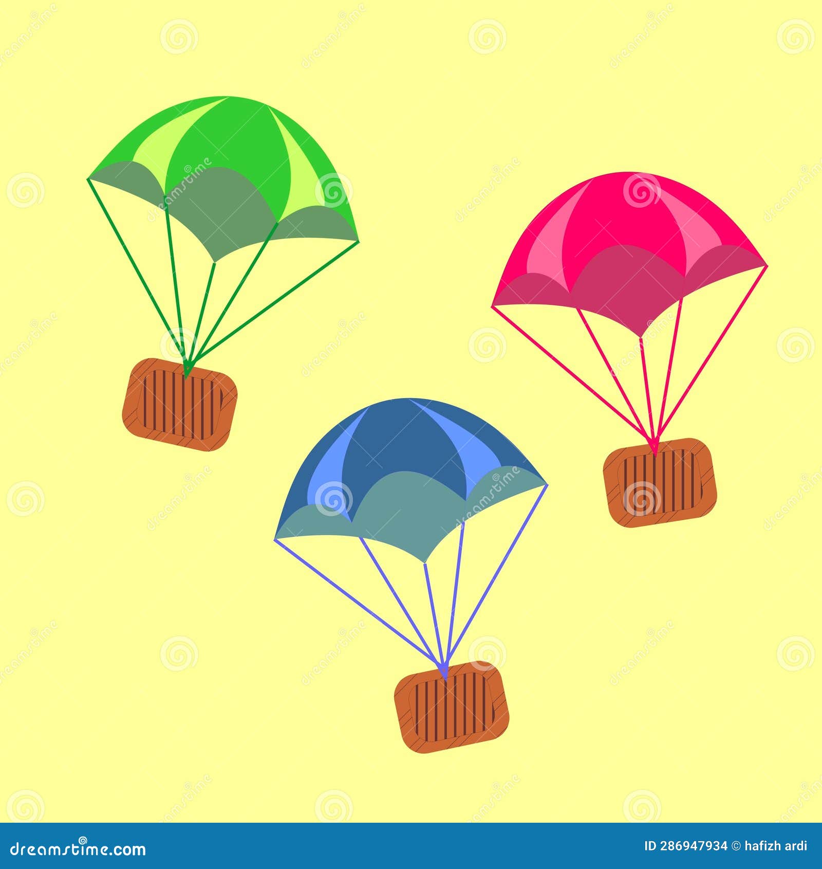 Airdrop Vector Illustration Design Stock Vector - Illustration of ...