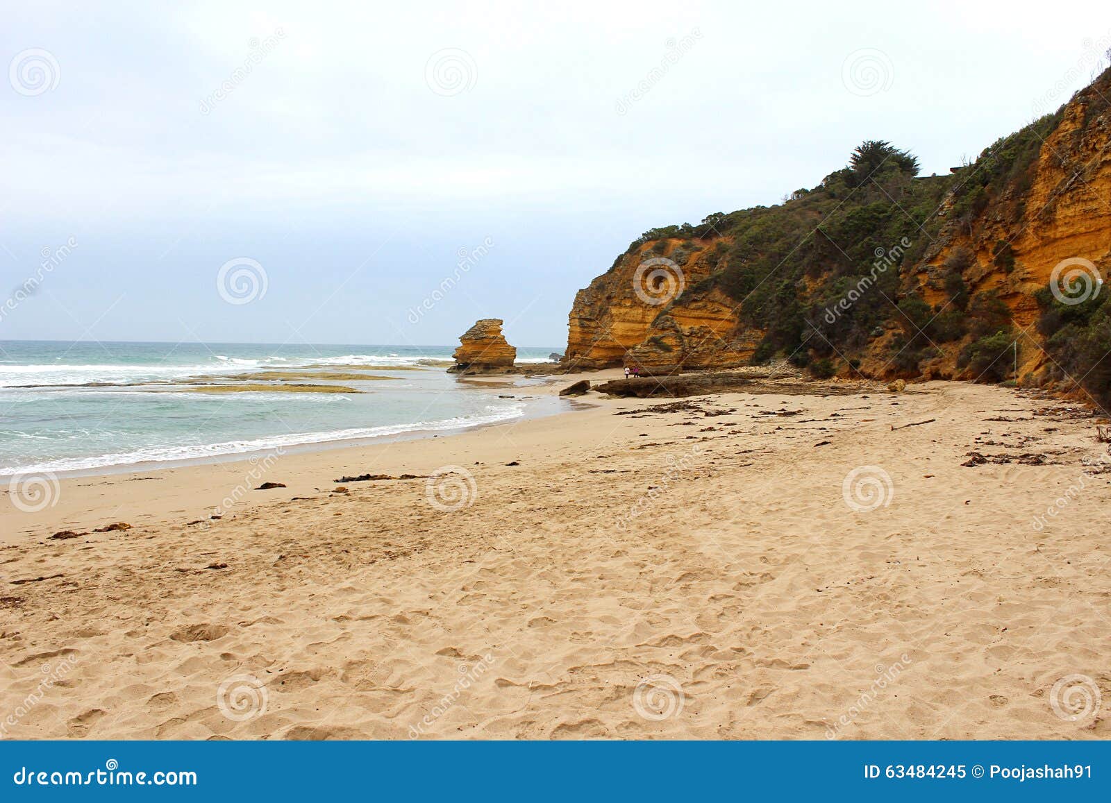 Aireys Inlet Along the Great Ocean Road Stock Image - Image of b100 ...