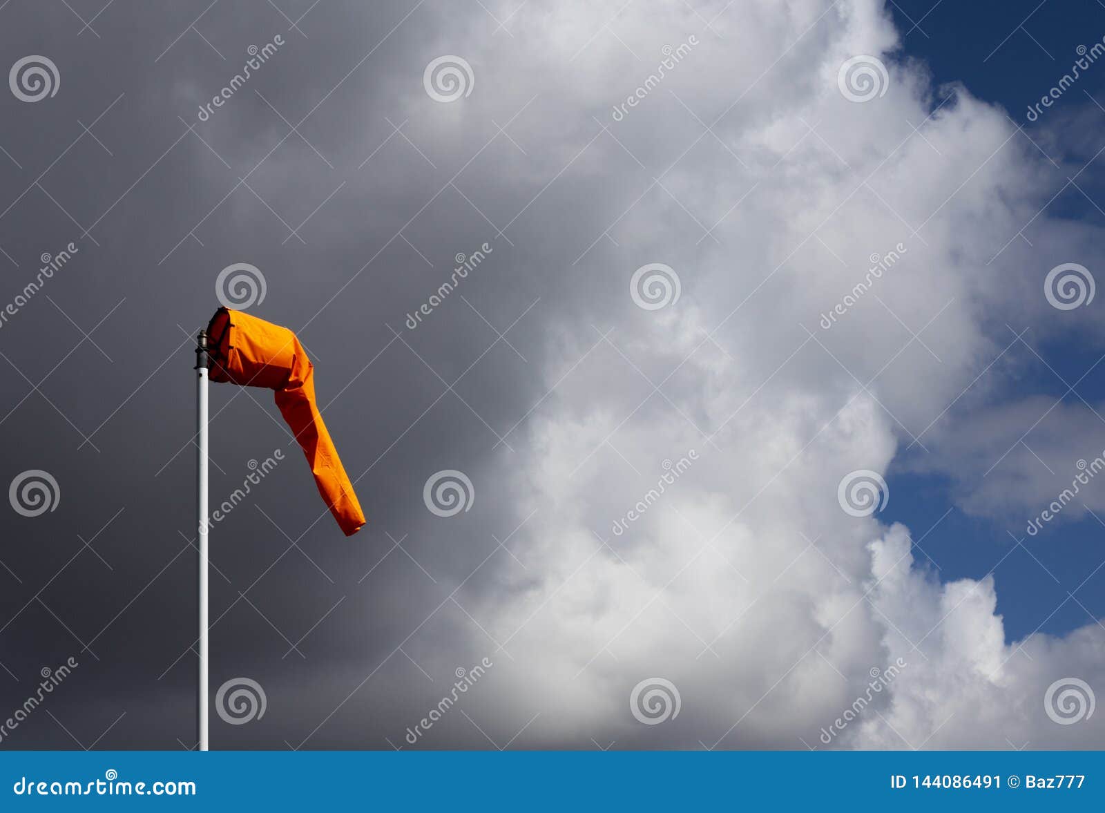 Airfield windsock stock image. Image of inform, informing - 144086491