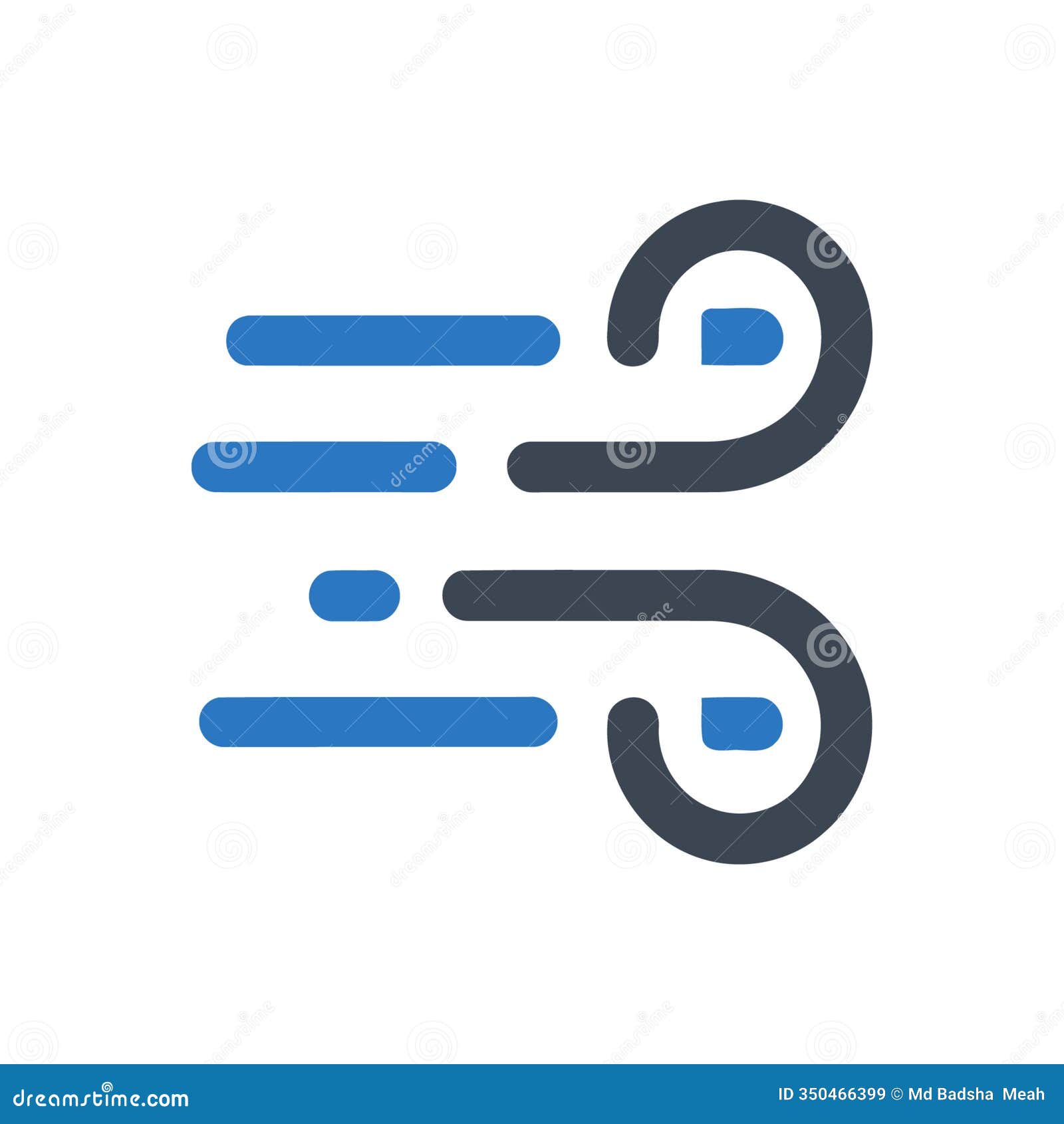 WIND MOTION Vector Illustration | CartoonDealer.com #15015822