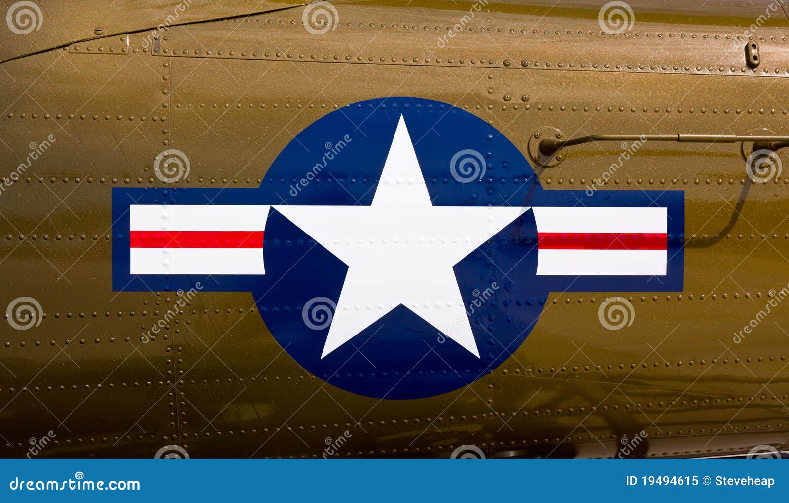 Airforce symbol on fighter stock image. Image of paint - 19494615