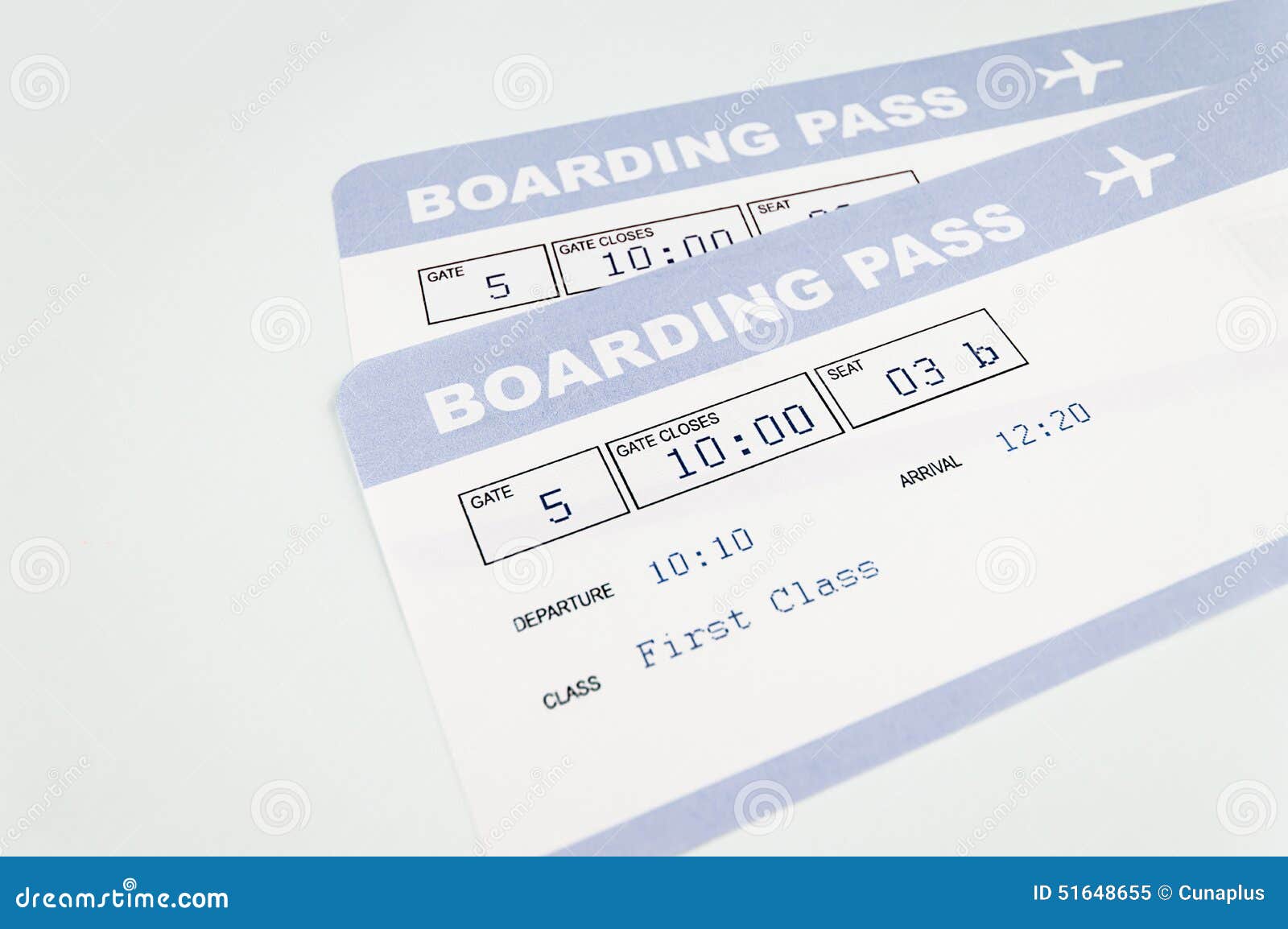 Airline boarding pass stock image. Image of boarding - 51648655