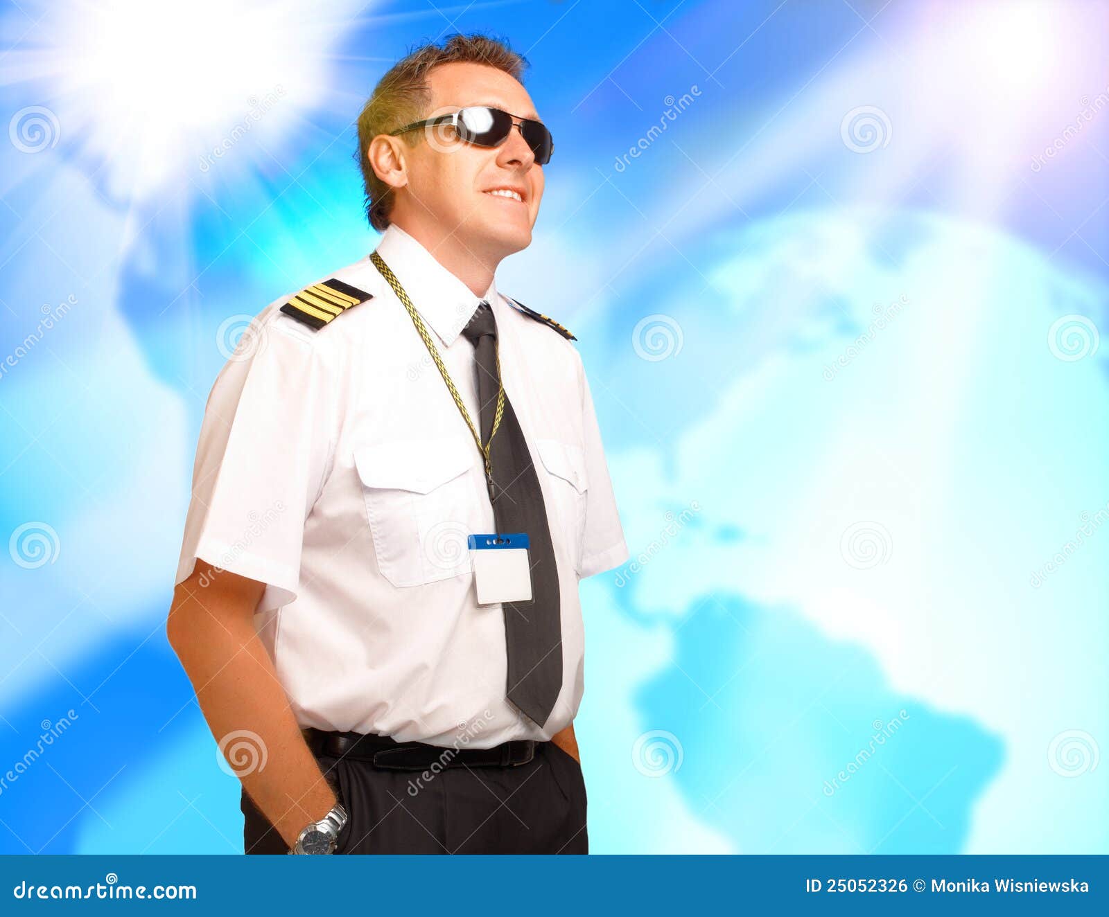 Airline pilot stock photo. Image of plane, pilot, transportation - 25052326