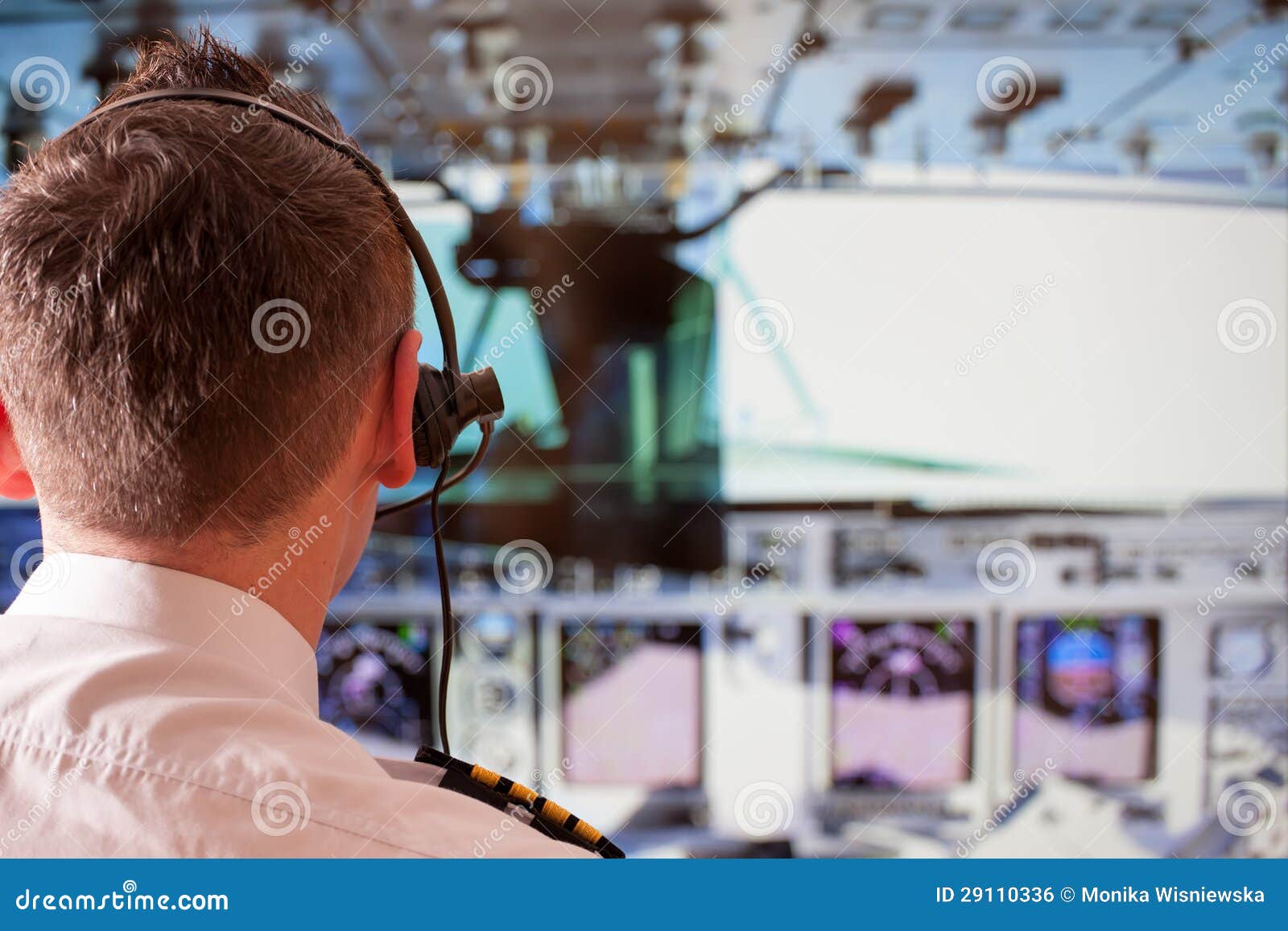 Airline pilot stock photo. Image of liner, happy, aircraft - 29110336