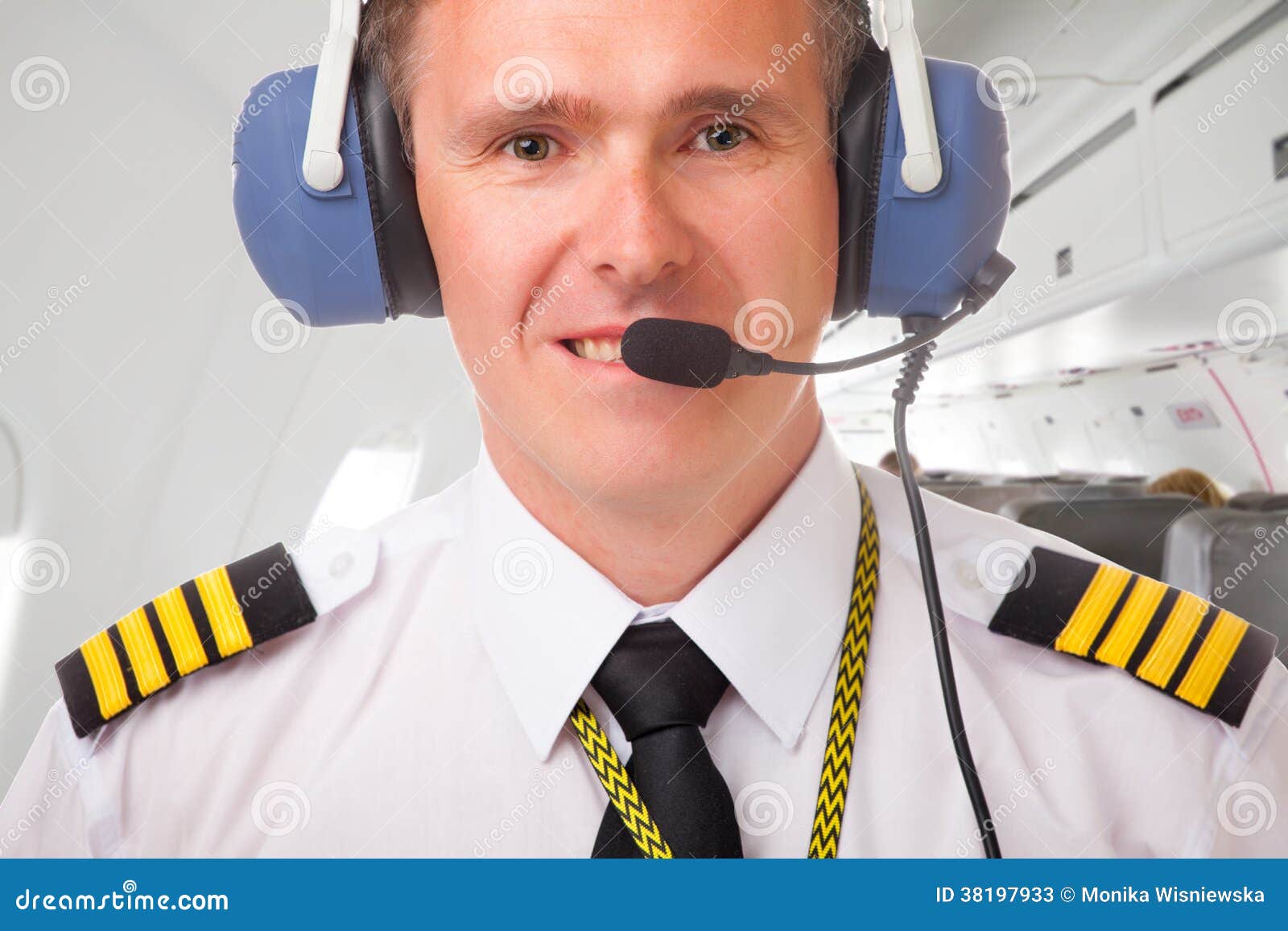 Airline pilot stock image. Image of aged, commercial - 38197933