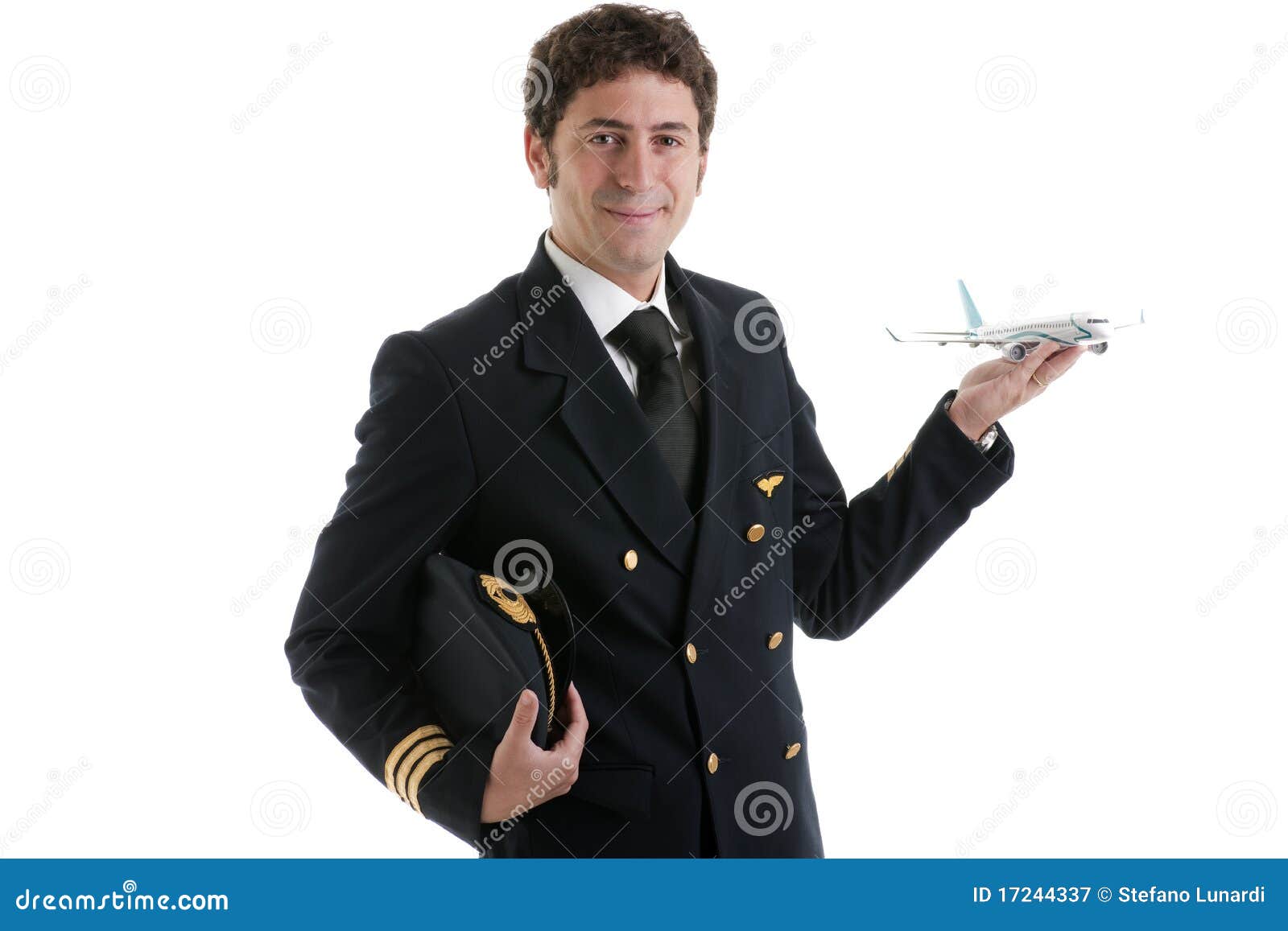Airline Pilot/Captain stock image. Image of cabin, industry - 17244337