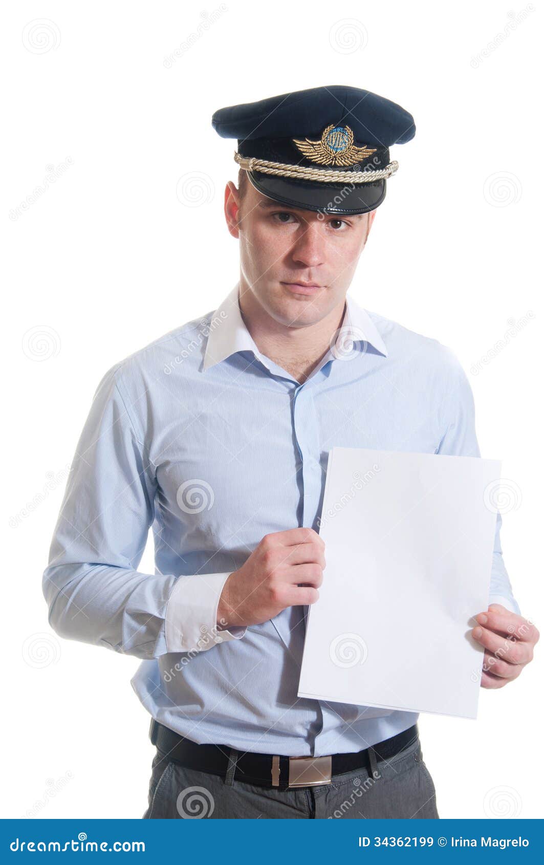 Airline Pilot stock image. Image of captain, caucasian - 34362199