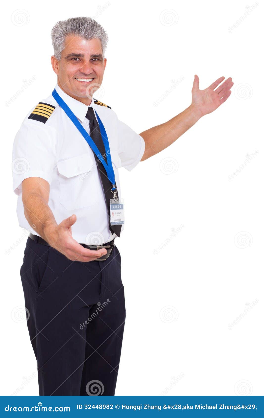 Airline pilot welcome stock photo. Image of length, model - 32448982