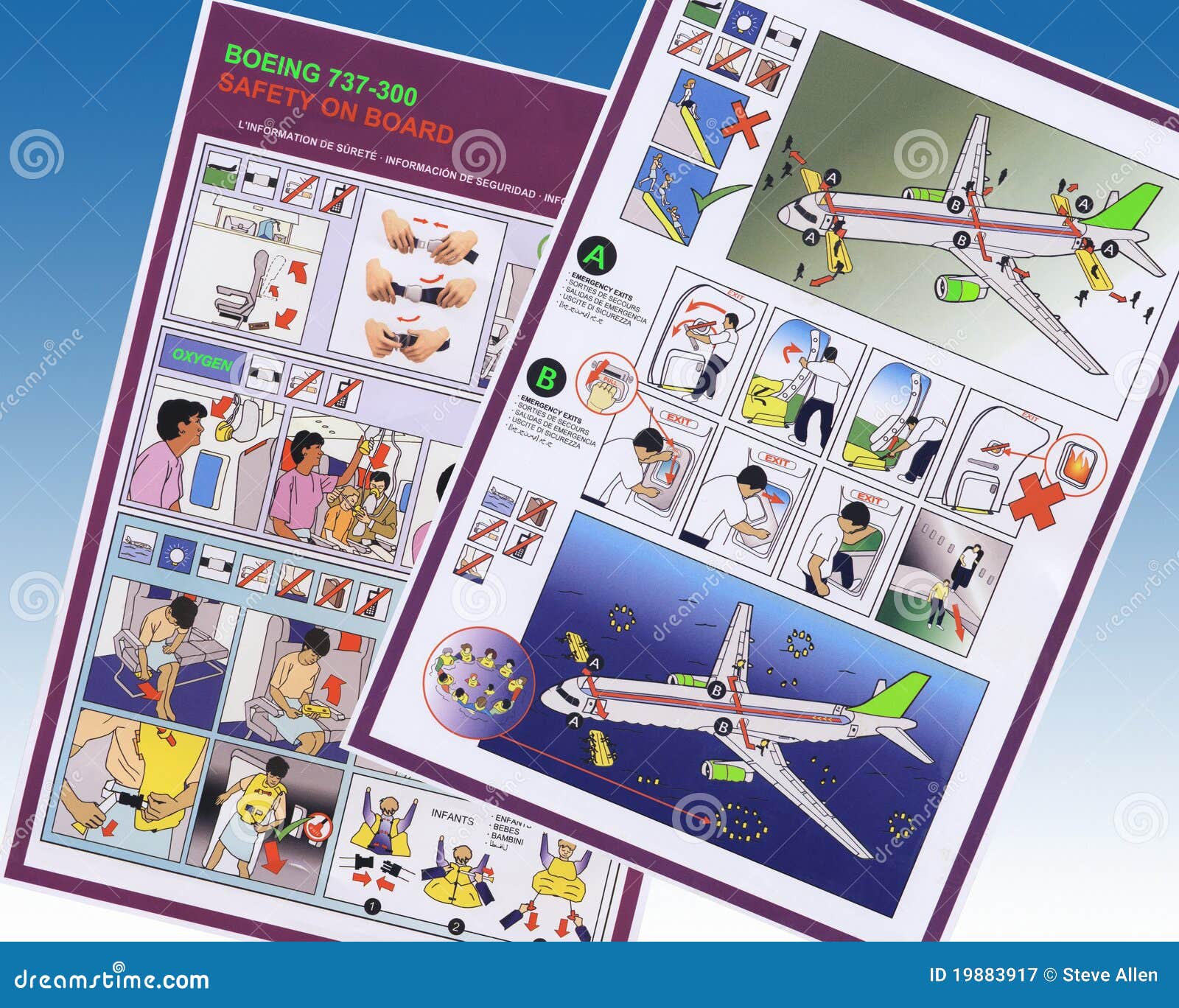 Airline Safety Information - Boeing Airliner Editorial Photography ...