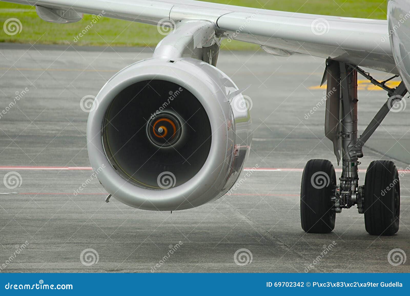 Airliner Jet Turbine stock photo. Image of modern, engineering - 69702342