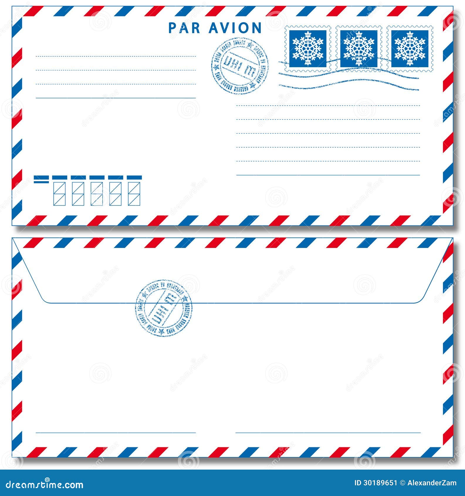 Airmail envelope stock vector. Illustration of philately - 30189651 Airmail envelope stock vector. Illustration of philately - 30189651