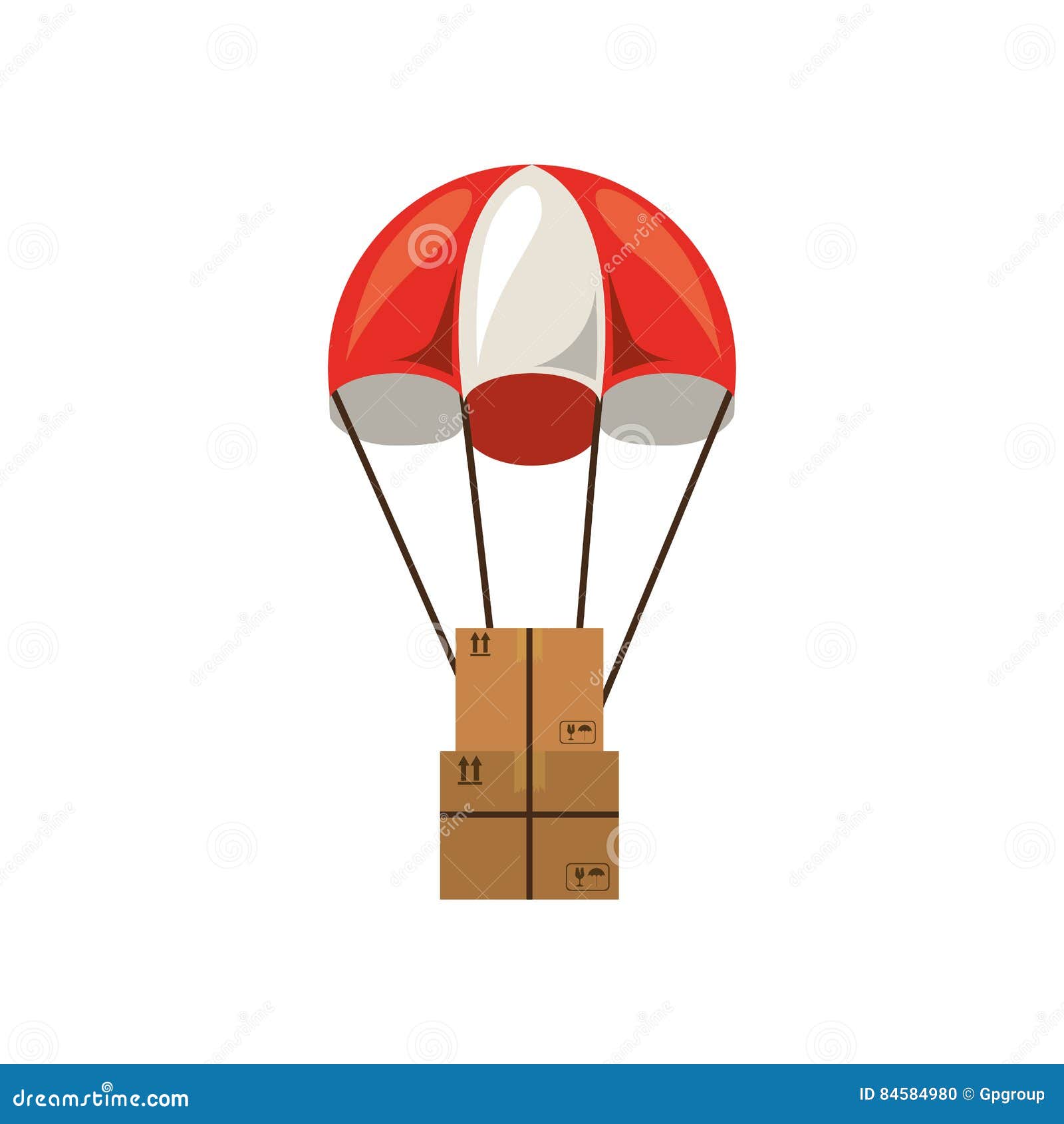 Airmail shipping delivery stock vector. Illustration of service - 84584980