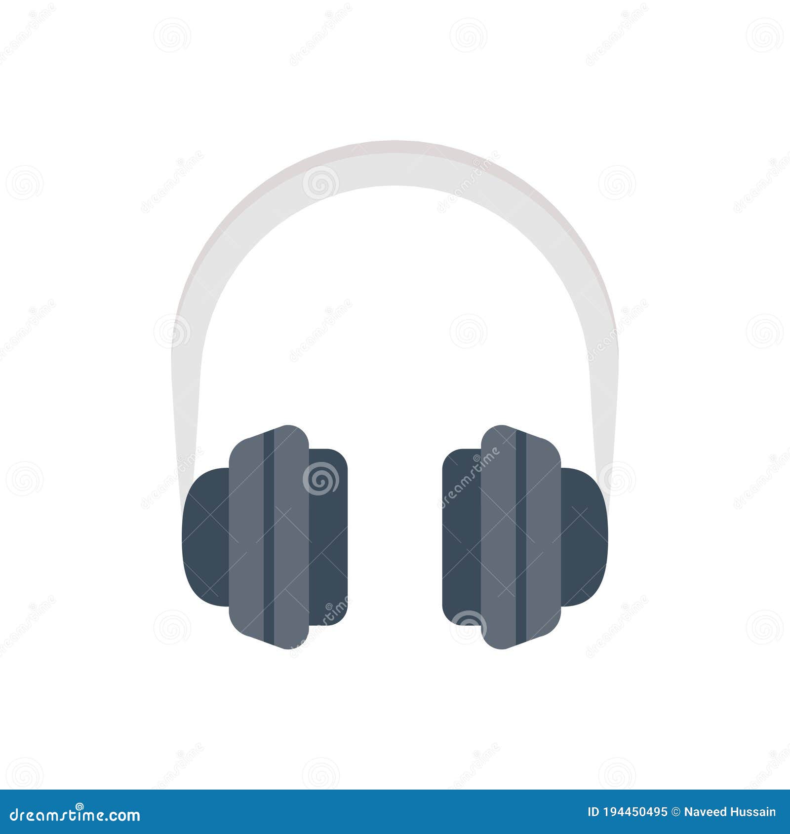 Airphone Vector Flat Color Icon Stock Vector - Illustration of airphone ...