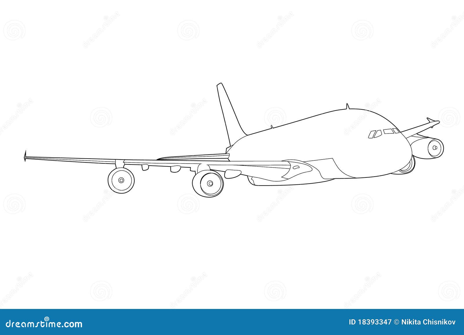 Outline Airplane Stock Illustrations – 38,730 Outline Airplane Stock ...