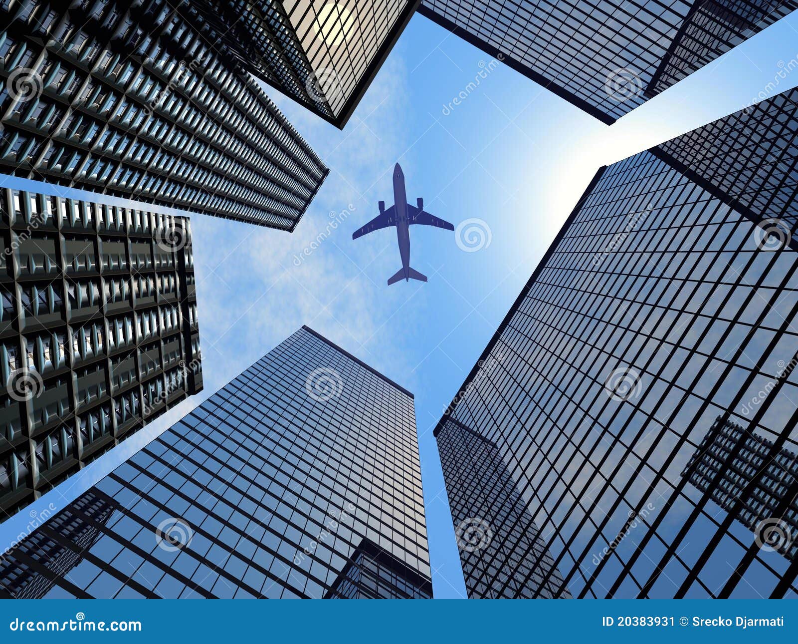 Airplane stock image. Image of tourism, tower, modern - 20383931