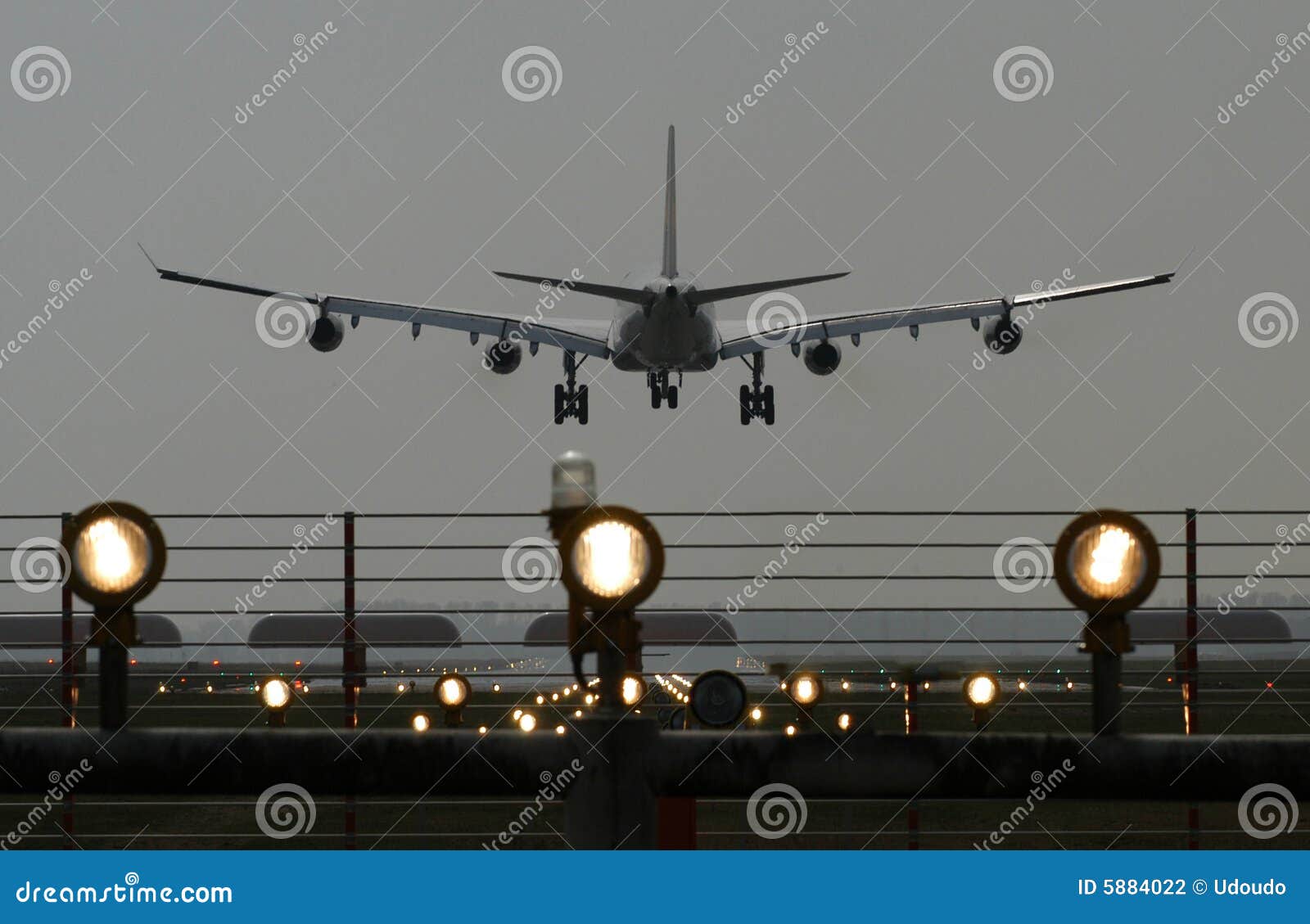 Airplane stock photo. Image of landing, airplane, sight - 5884022