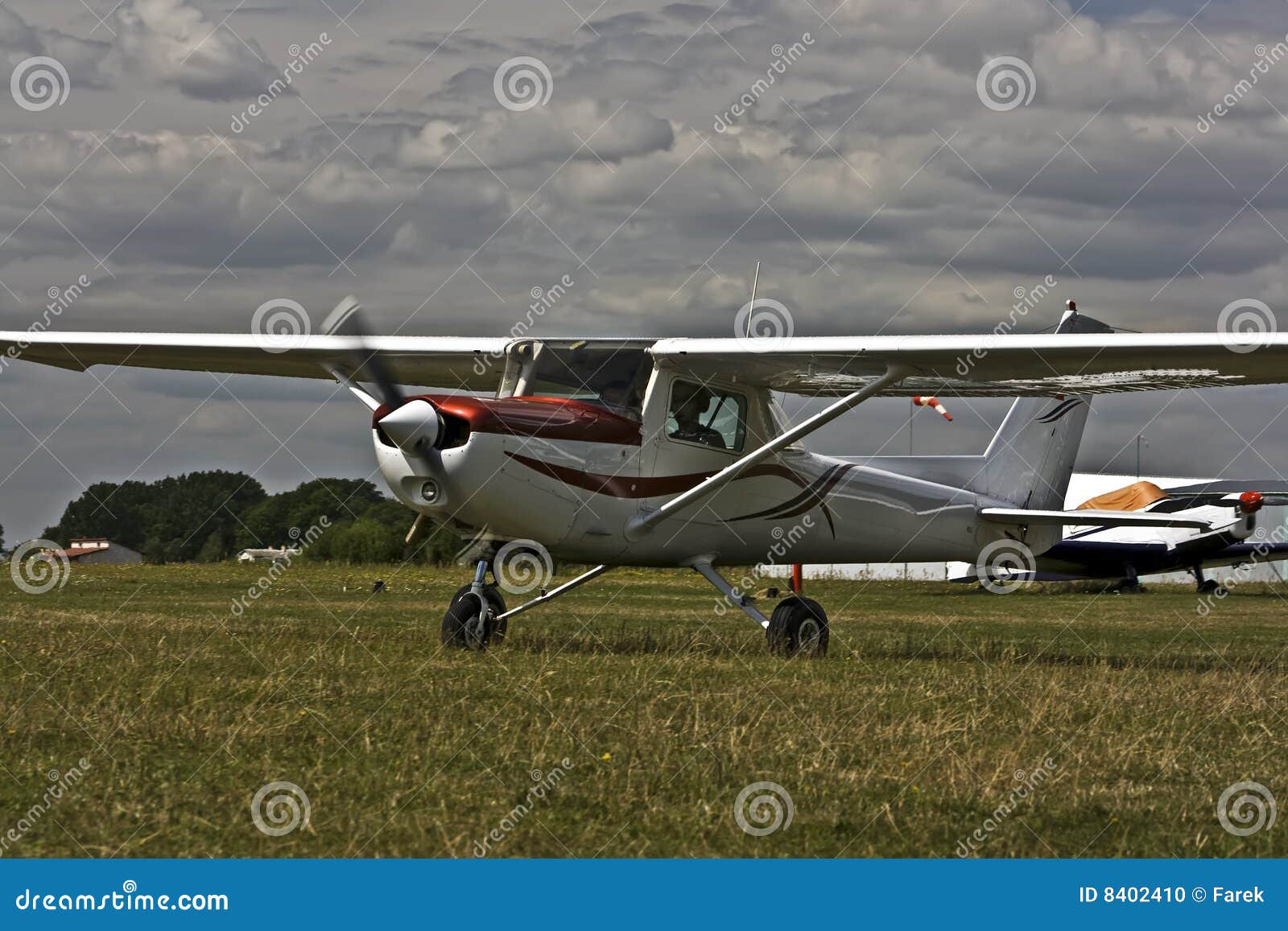 Airplane stock photo. Image of conventional, flying, metal - 8402410