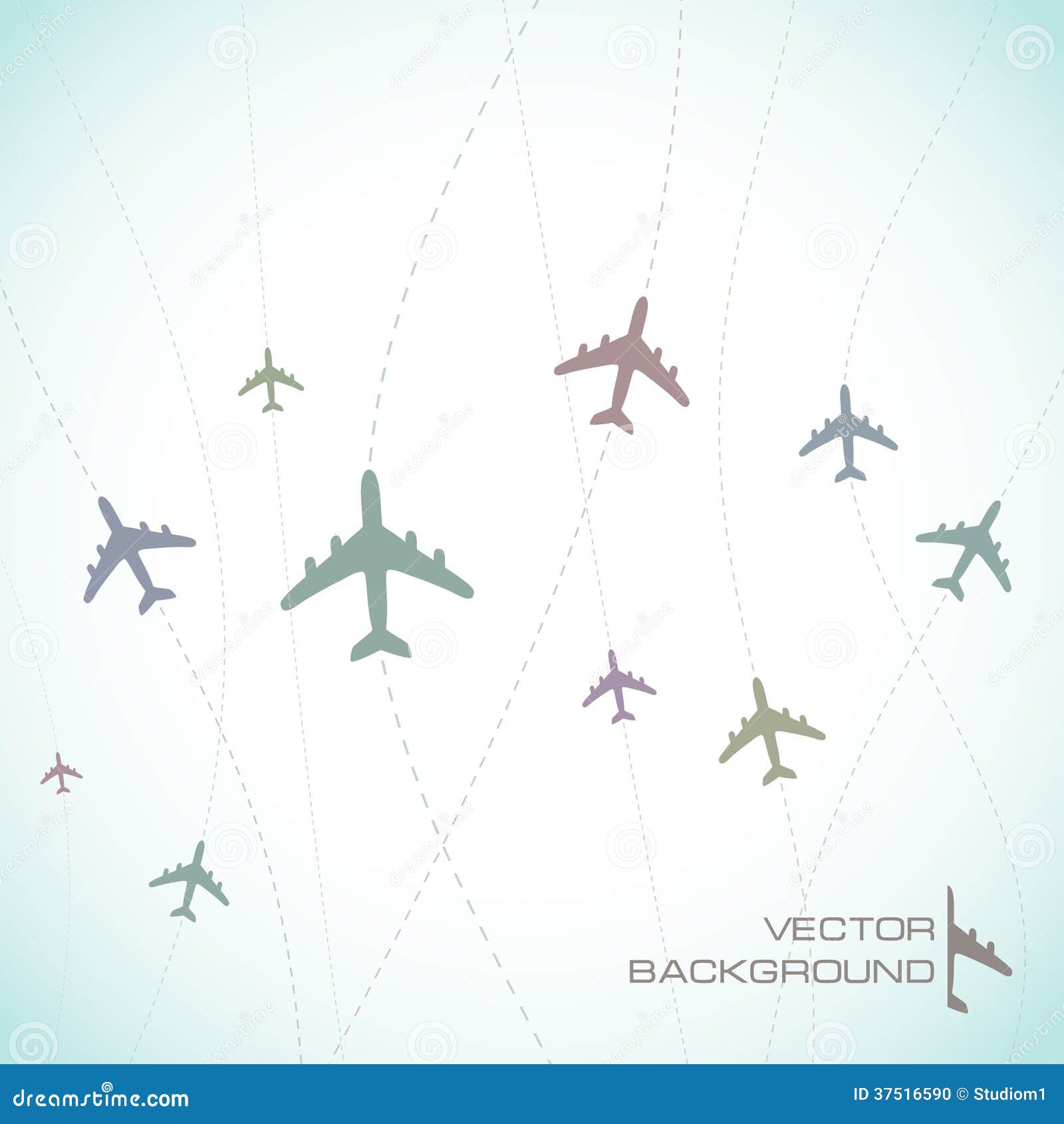 Airplane Abstract Concept Logo. Air Plane Blue Silhouette Sign On White ...