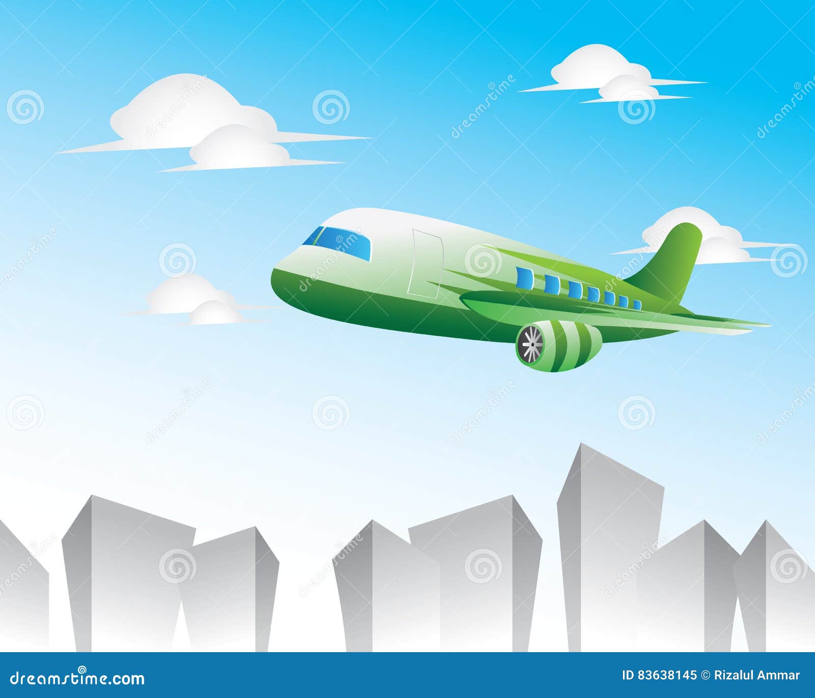 Airplane Aircraft Illustration Stock Vector - Illustration of airplane ...
