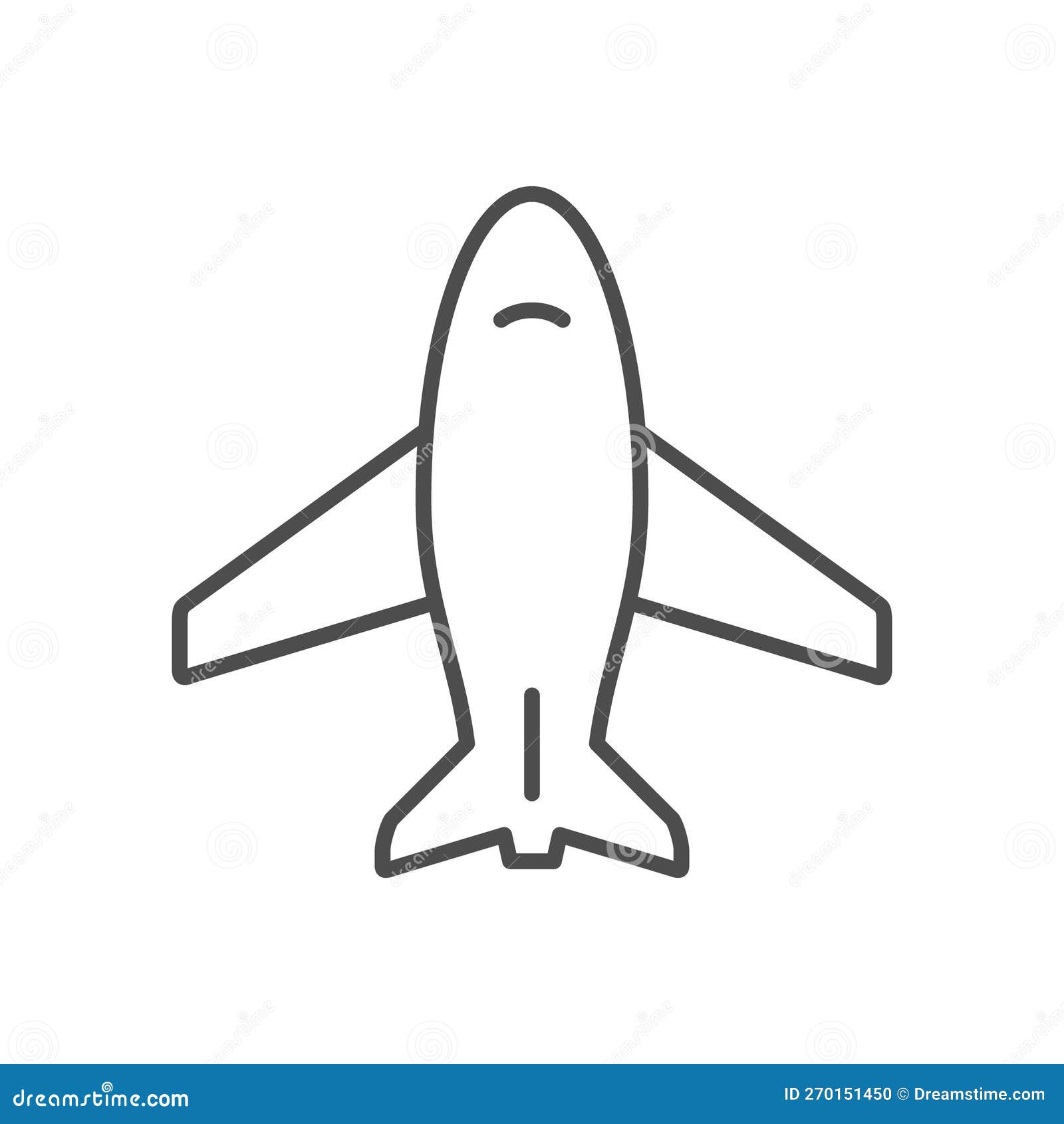 Aircraft Line Icons. Airplane Travelling Symbols Of Avia Company Vector ...