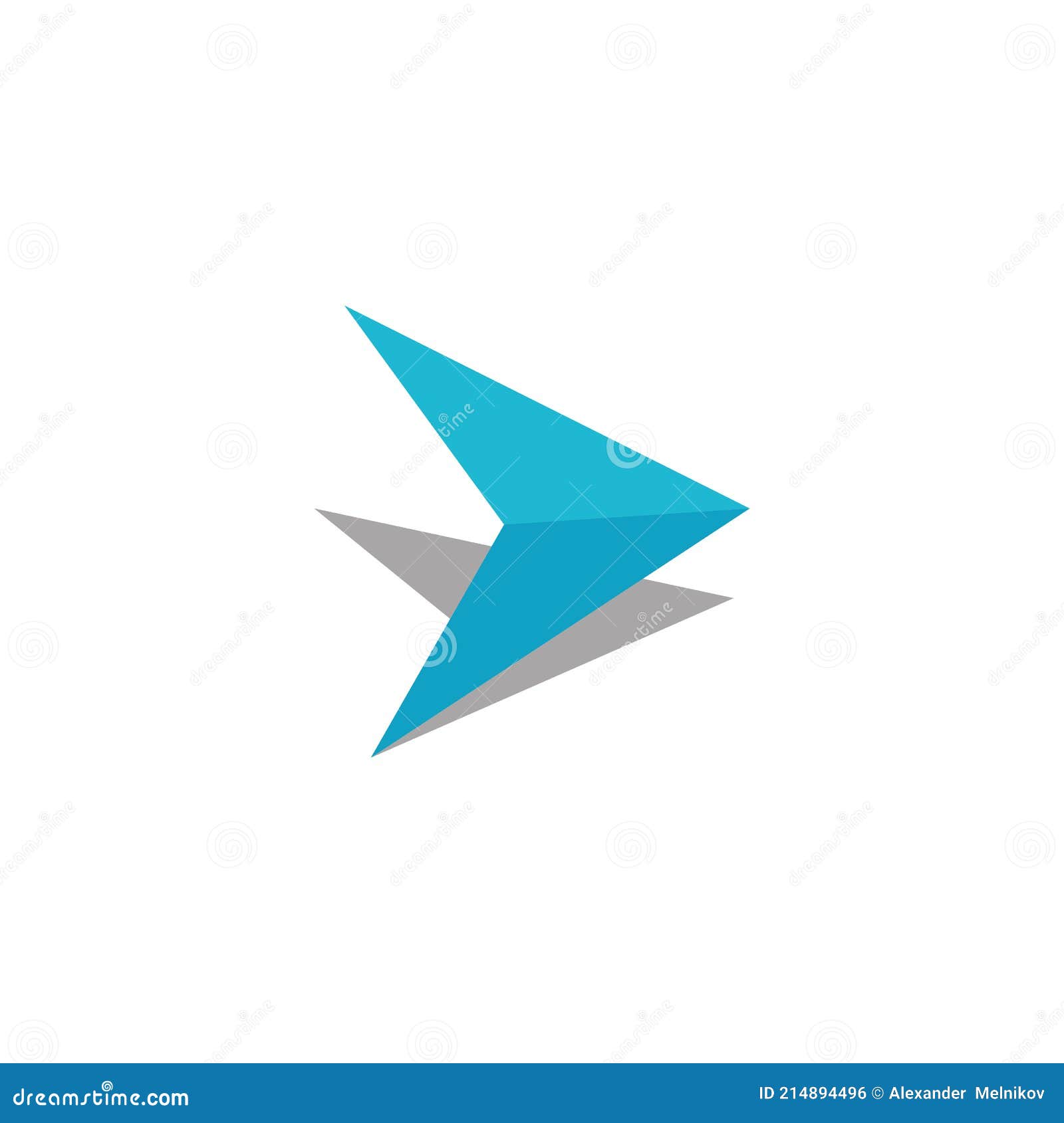 Airplane Arrow Colored Icon. Vector Illustration Eps 10 Stock Vector ...