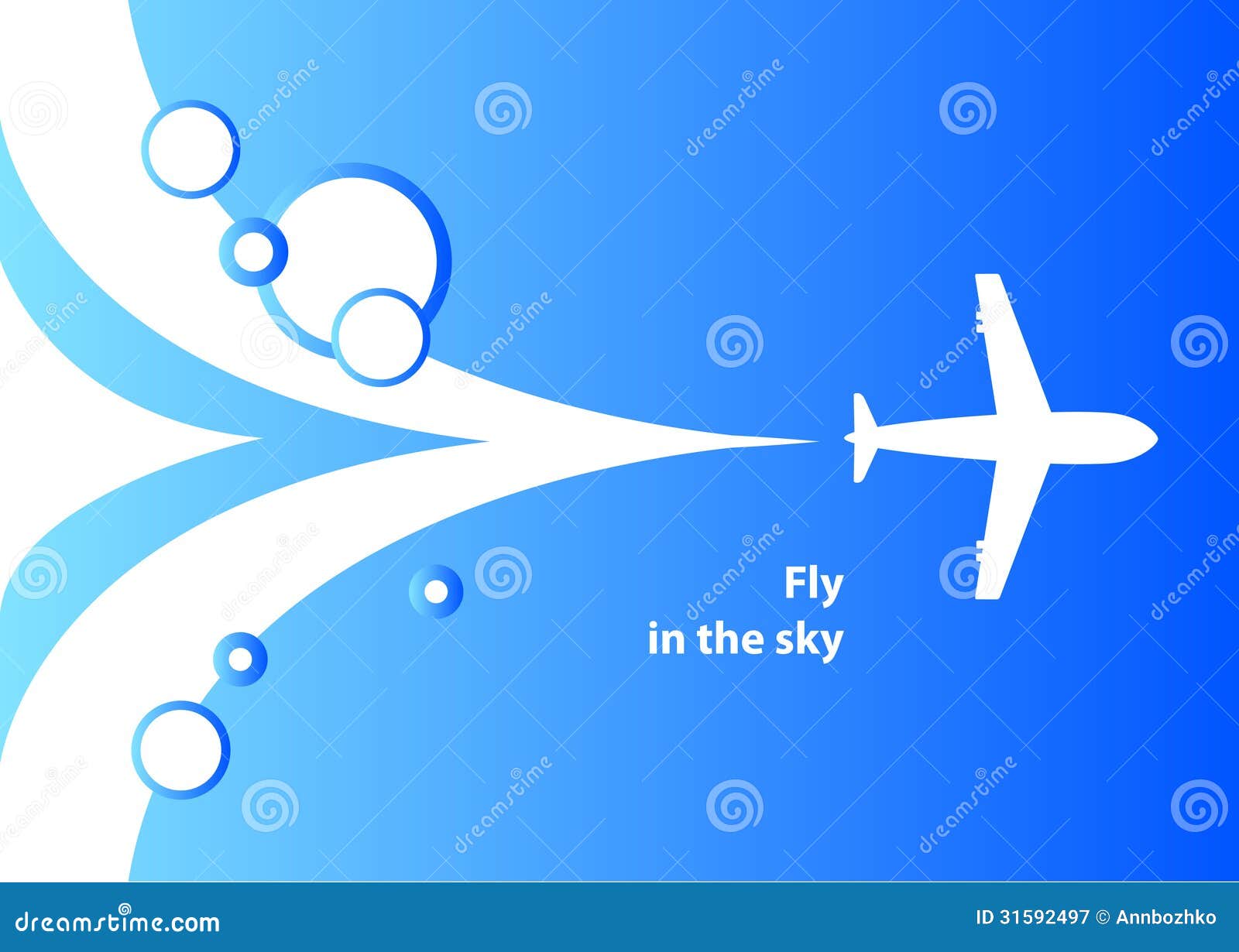 Airplane background stock vector. Illustration of business - 31592497