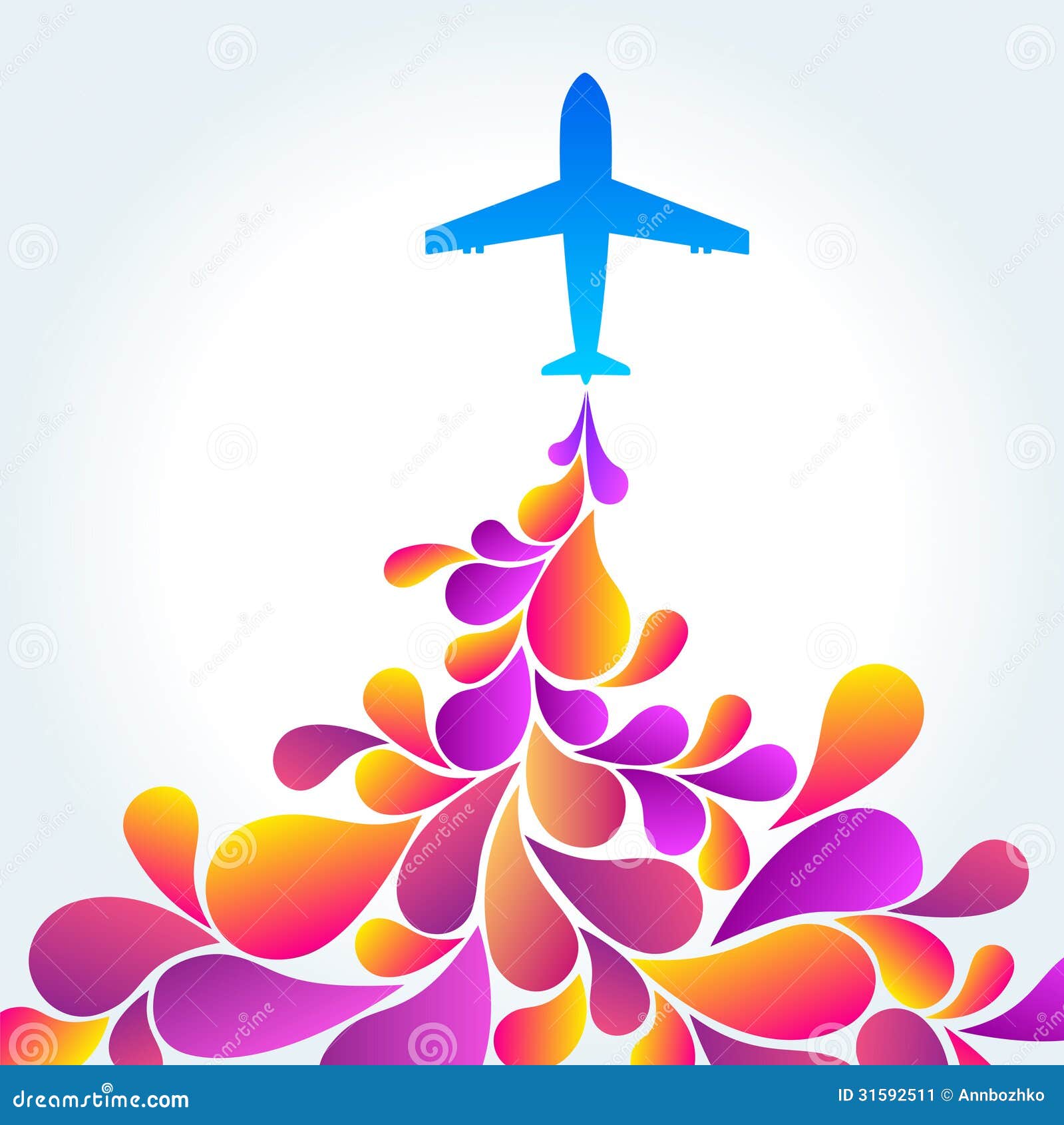 Airplane background stock vector. Illustration of background - 31592511