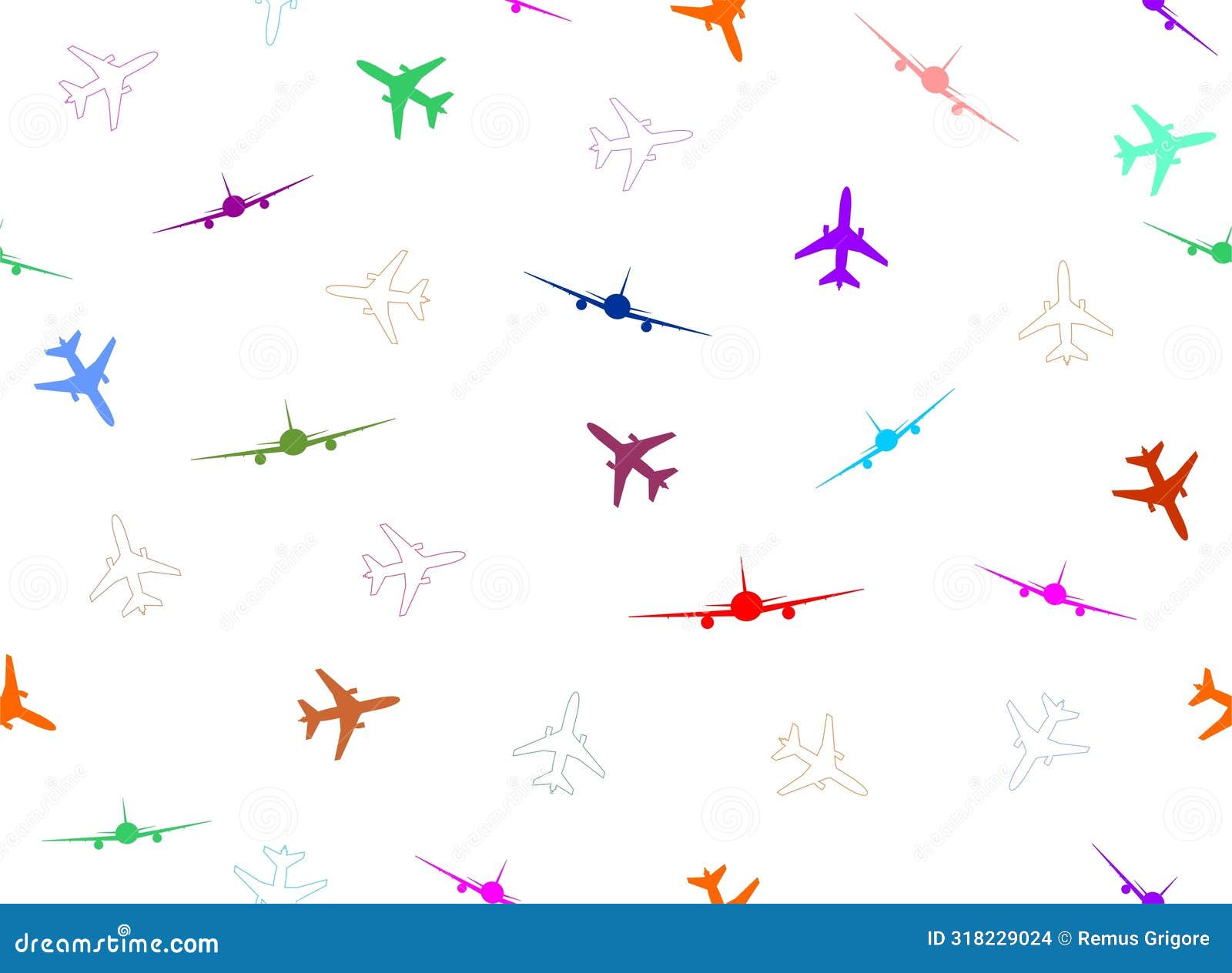 Airplane Background - Cdr Format Stock Vector - Illustration of ...