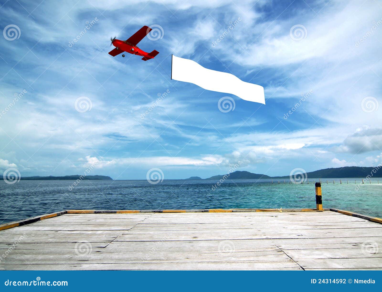 Real Airplane With Banner