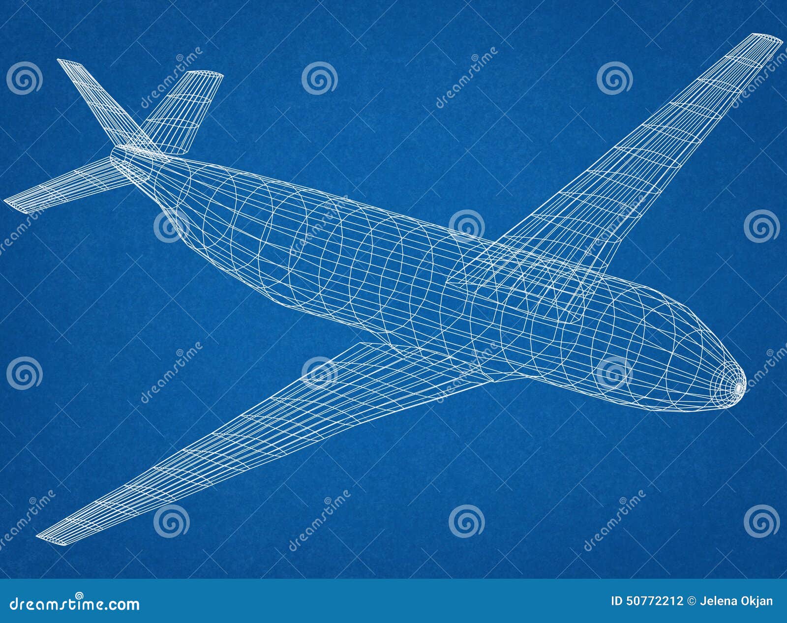Airplane Blueprint stock photo. Image of boeing, flight - 50772212