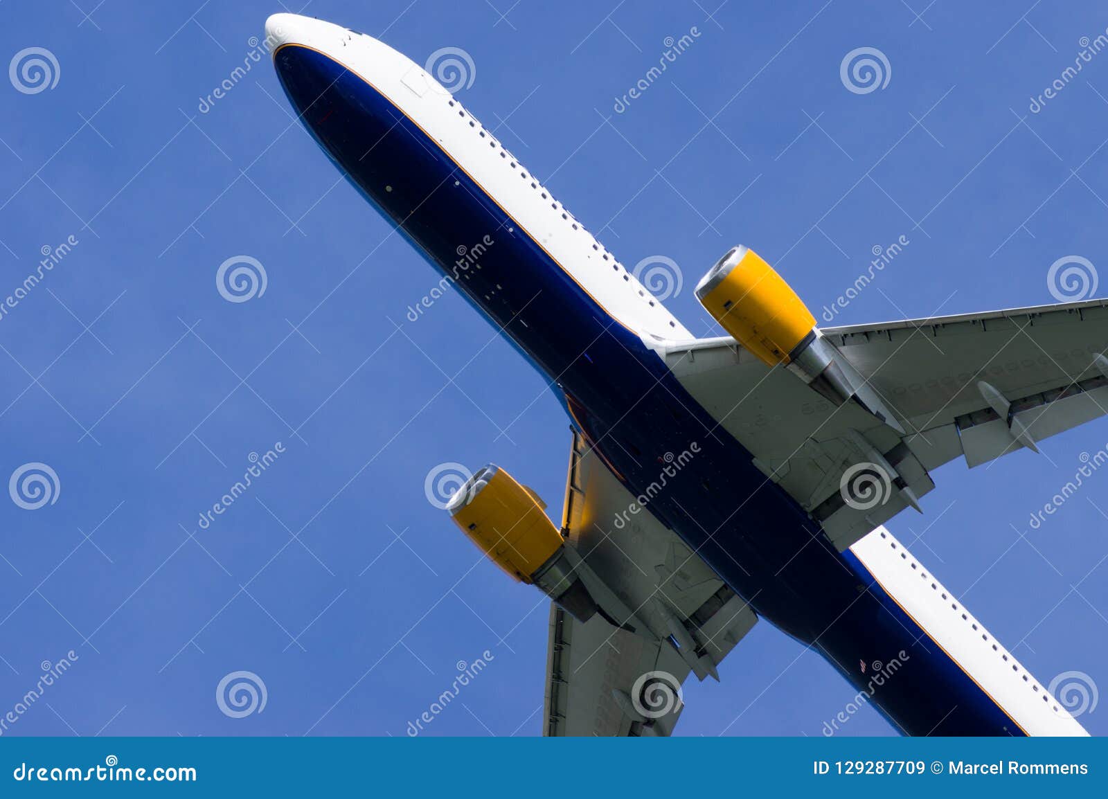 Airplane bottom, close up stock image. Image of close - 129287709
