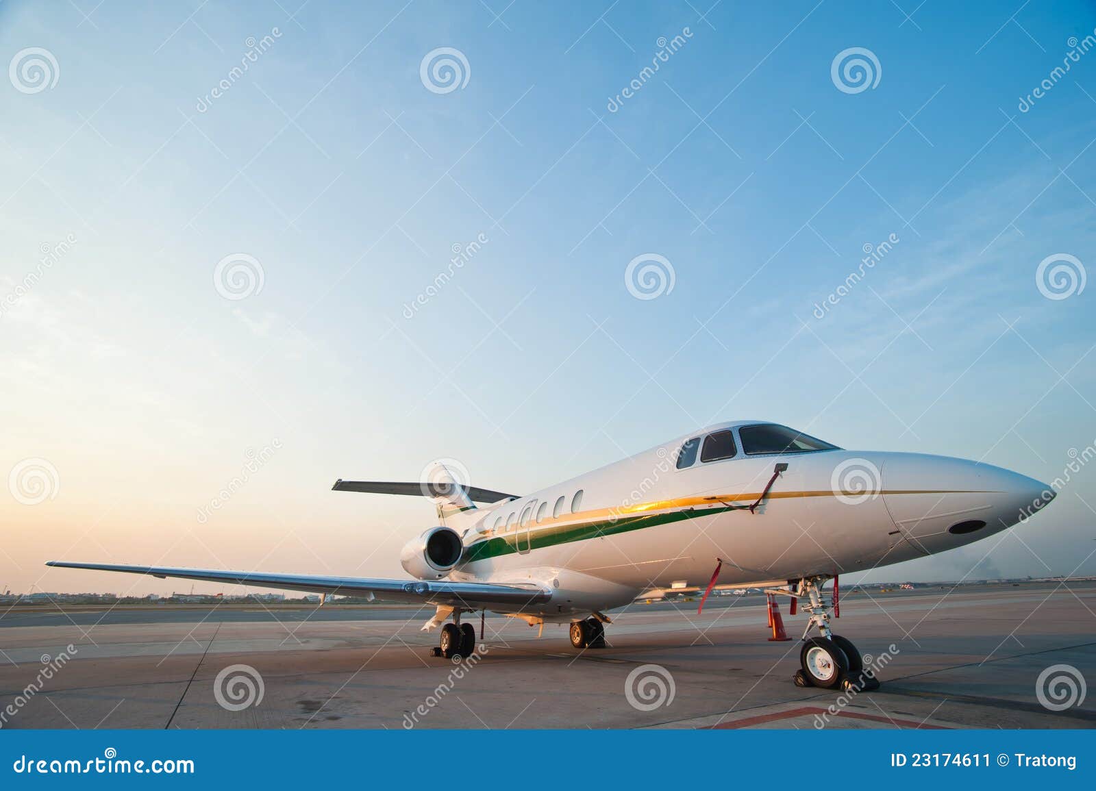 Airplane for Business Flights Stock Image - Image of porthole ...