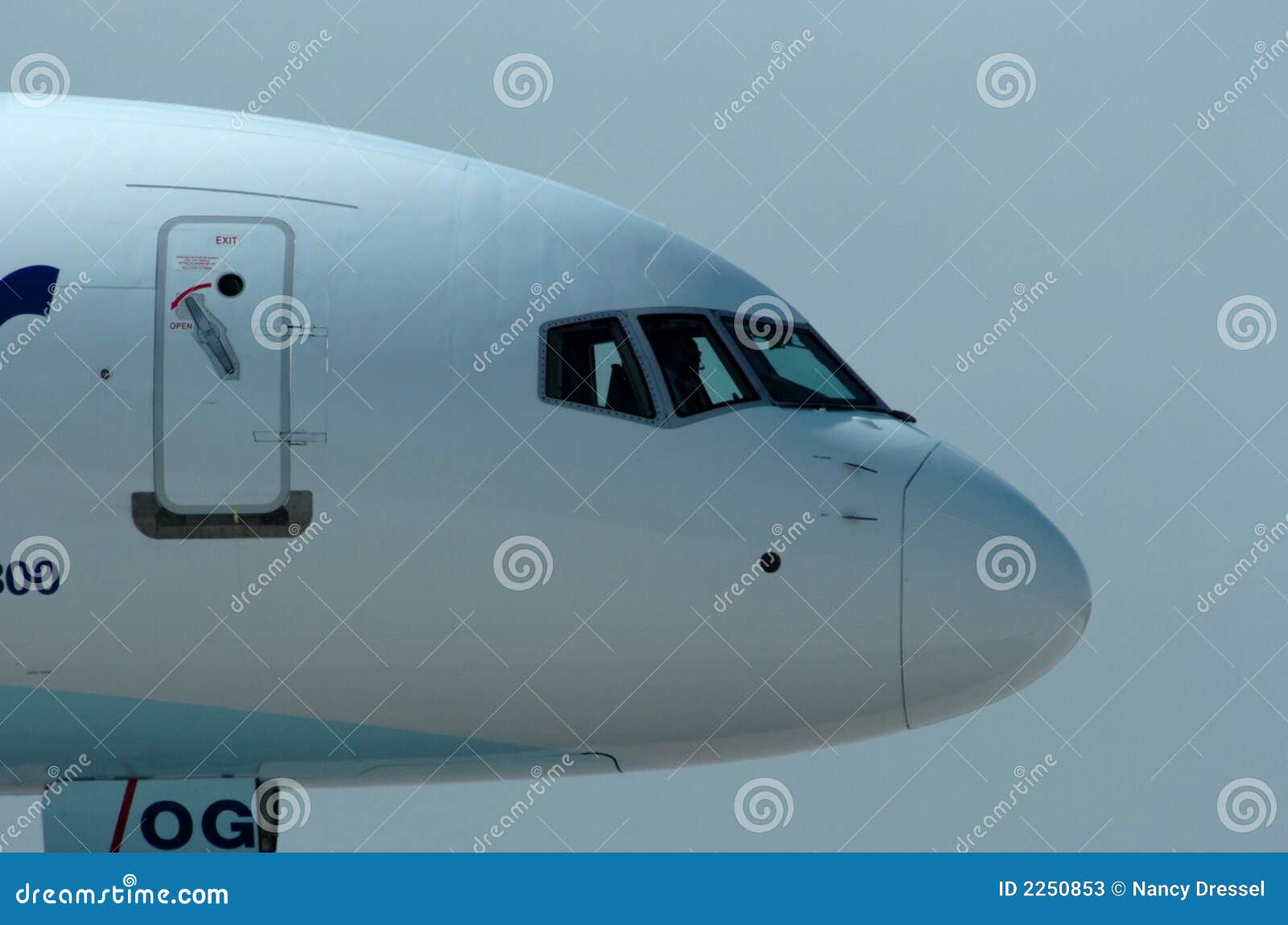 Airplane close up stock image. Image of airport, aircrash - 2250853