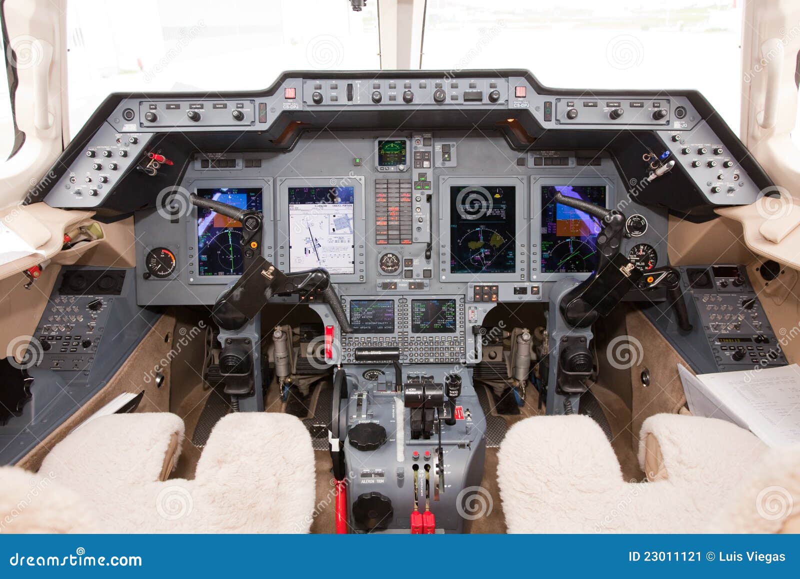 Airplane cockpit stock image. Image of flying, cockpit - 23011121