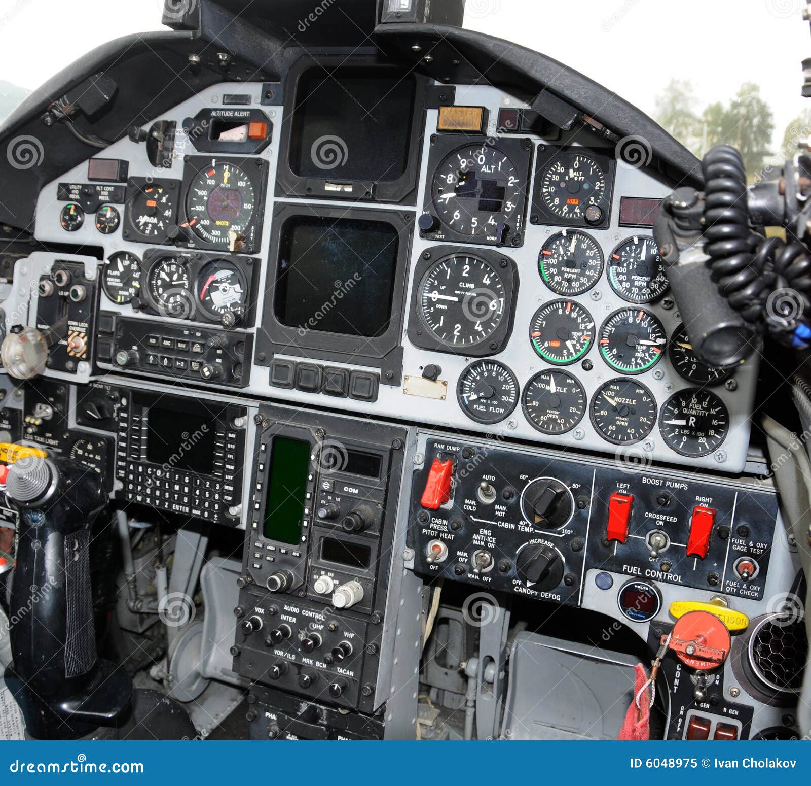 Cockpit And Dash, Gearstick In Modern Car Stock Photo | CartoonDealer ...
