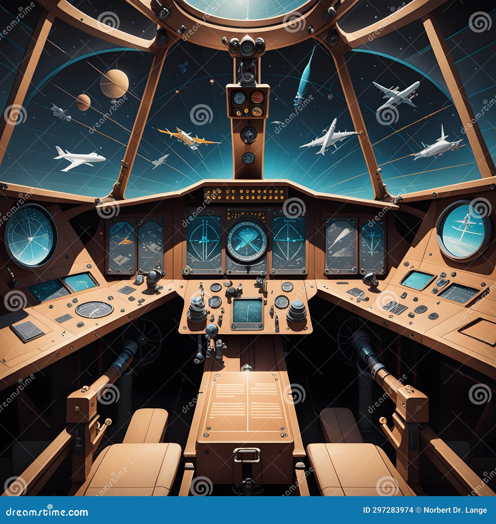 Airplane Cockpit, AI-generatet Stock Photo - Image of seats, airplane ...